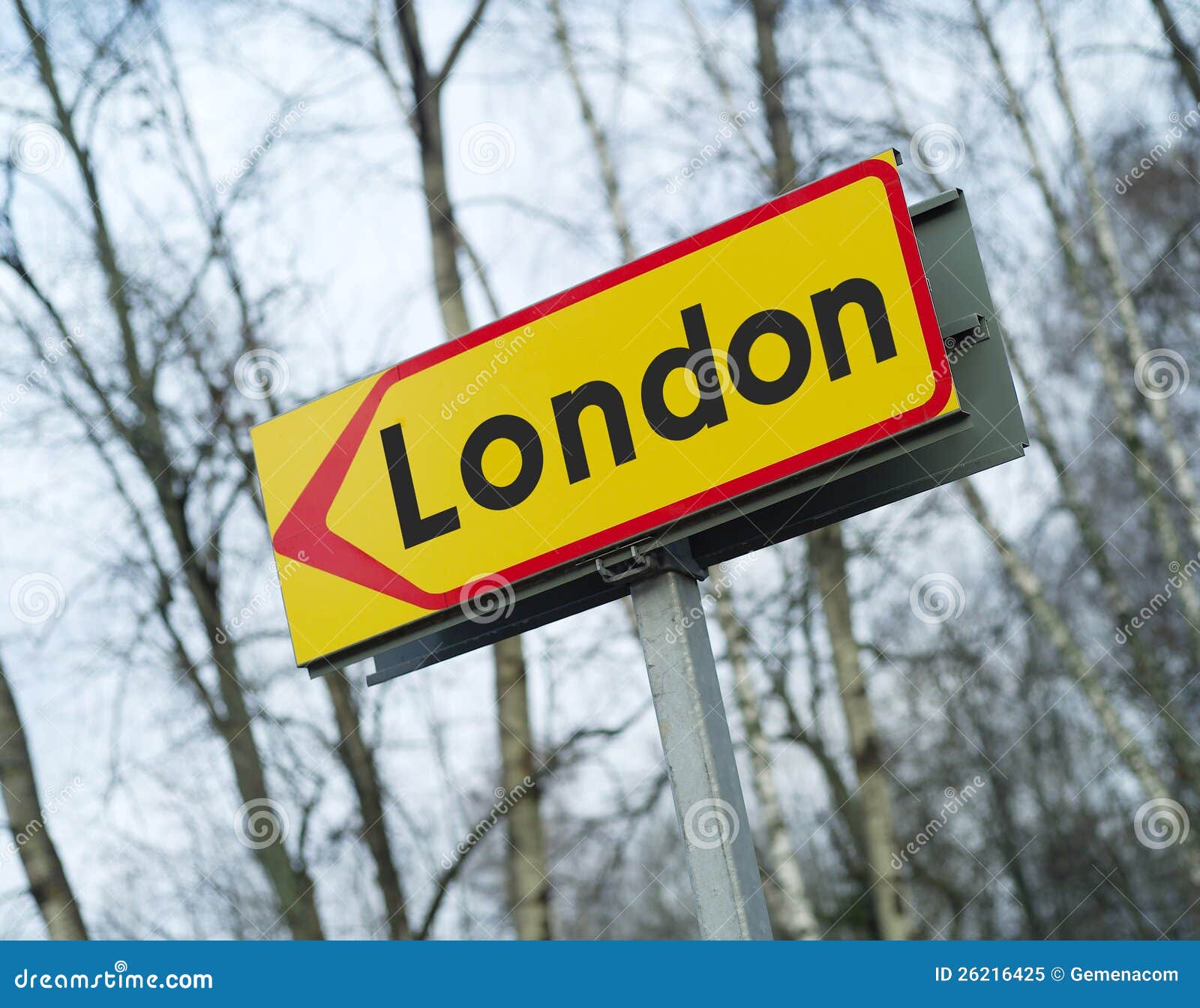 London Road Sign stock image. Image of united, england - 26216425