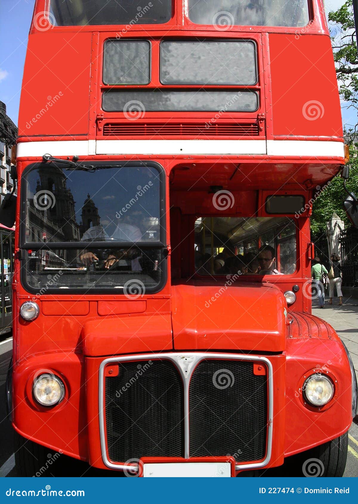 London Routemaster Bus stock photo. Image of england, double - 227474