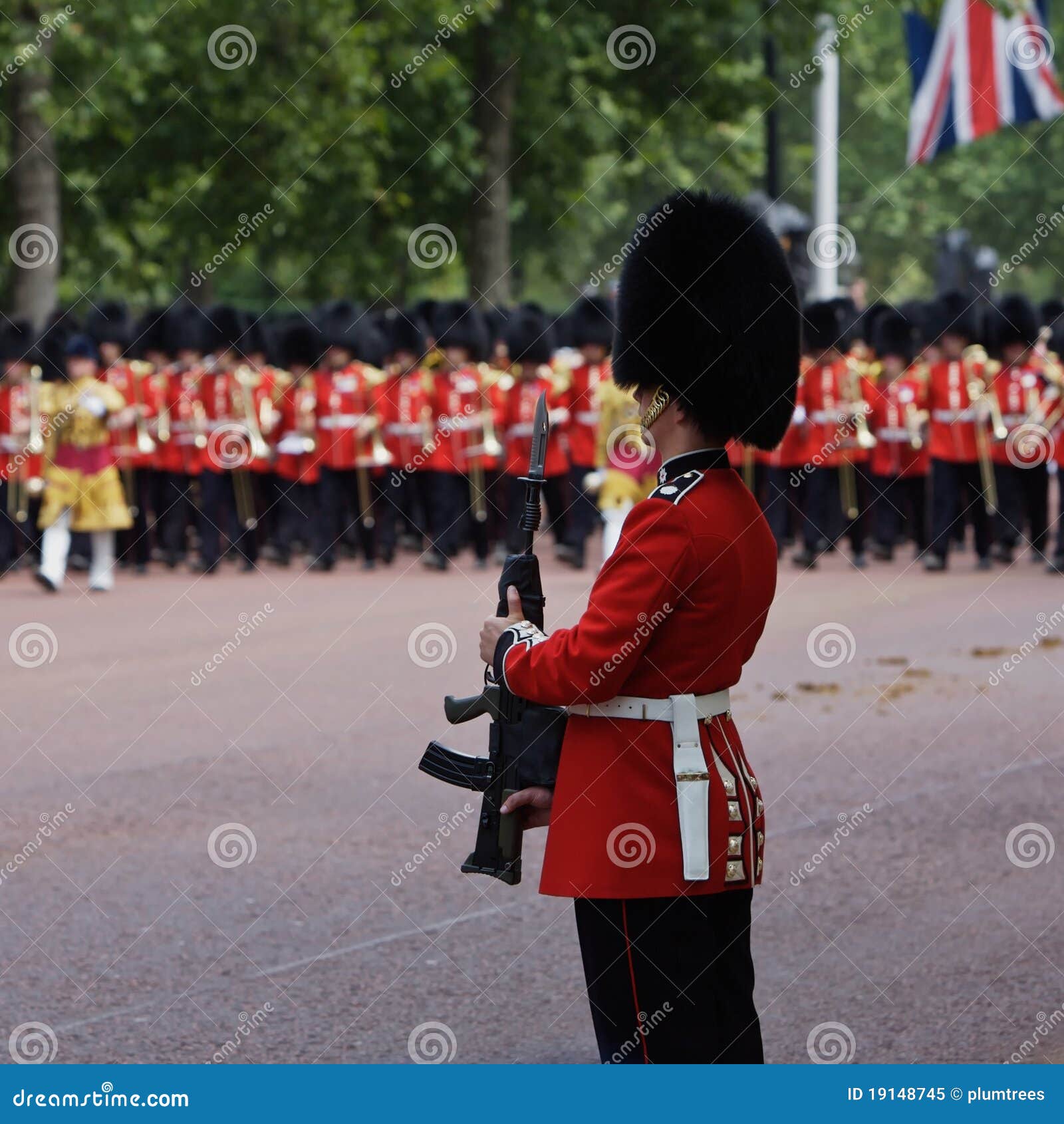 London, Royal Guards at the Trooping of the Colour Editorial Image ...
