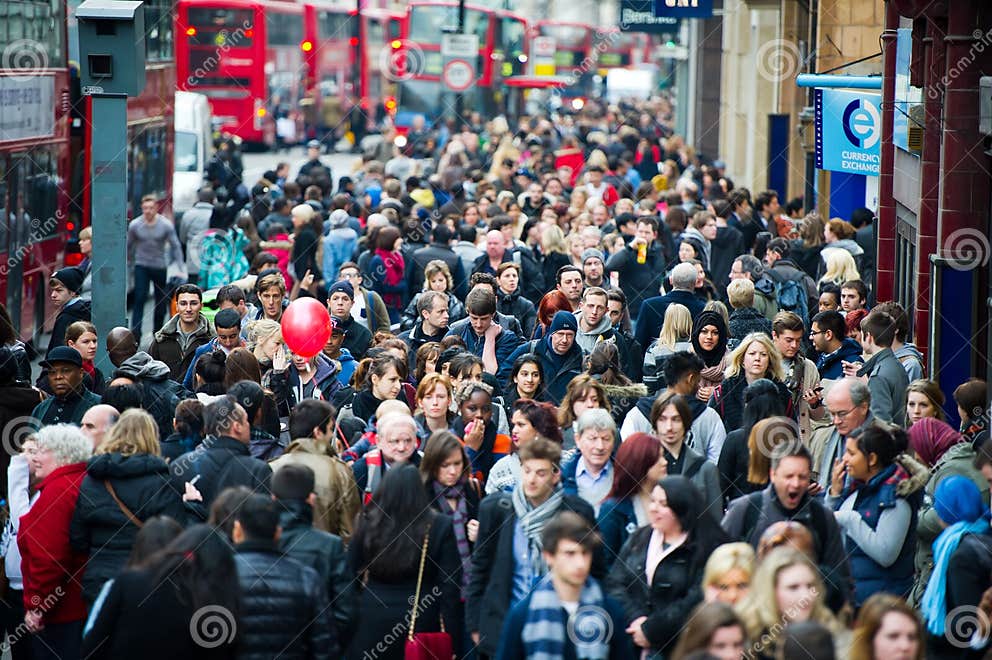 London at Rush Hour - People Going To Work Editorial Photography ...