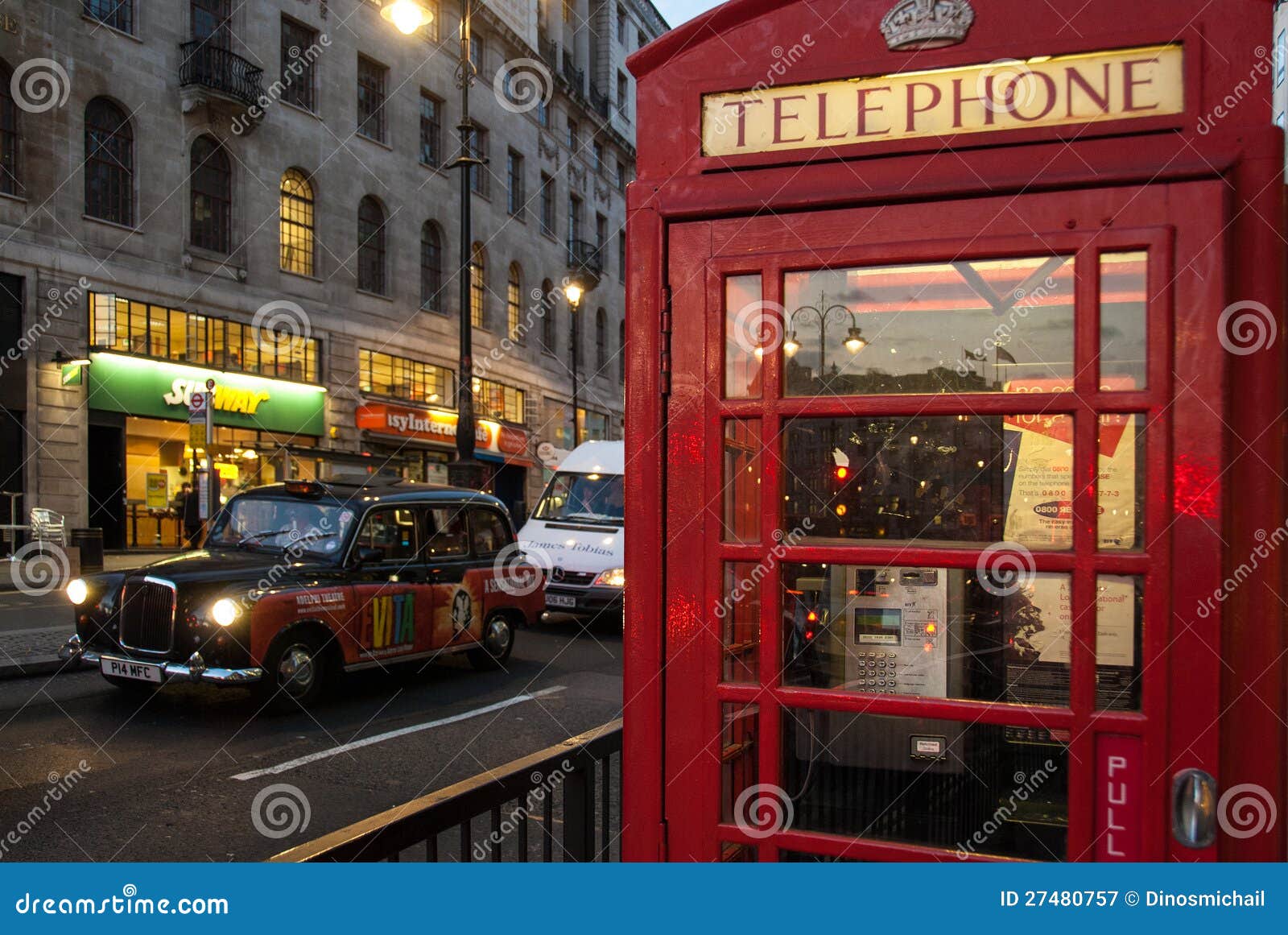 London S Cab and Telephone Box Editorial Photography - Image of symbol ...