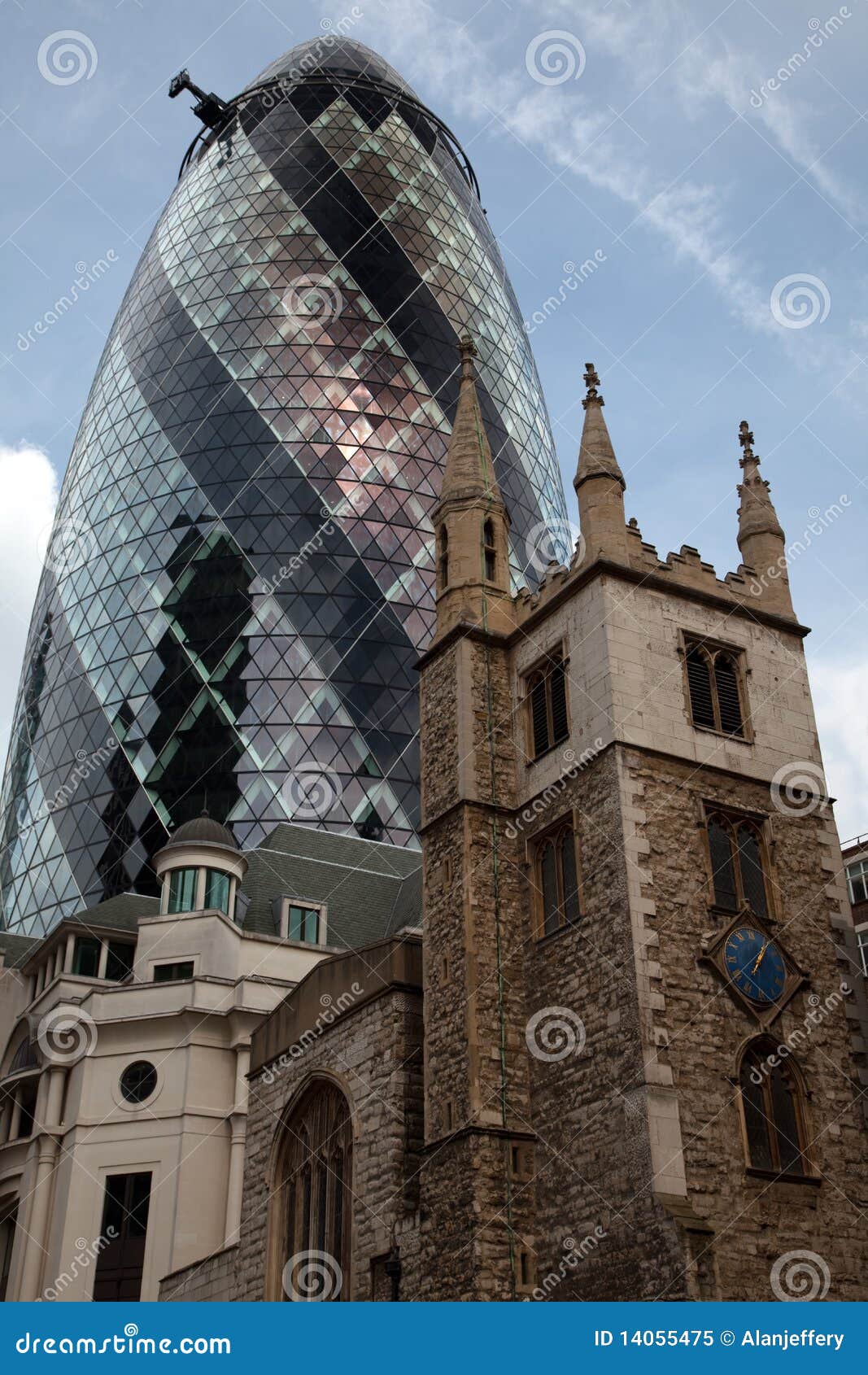 London s Gherkin Building editorial image. Image of modern - 14055475