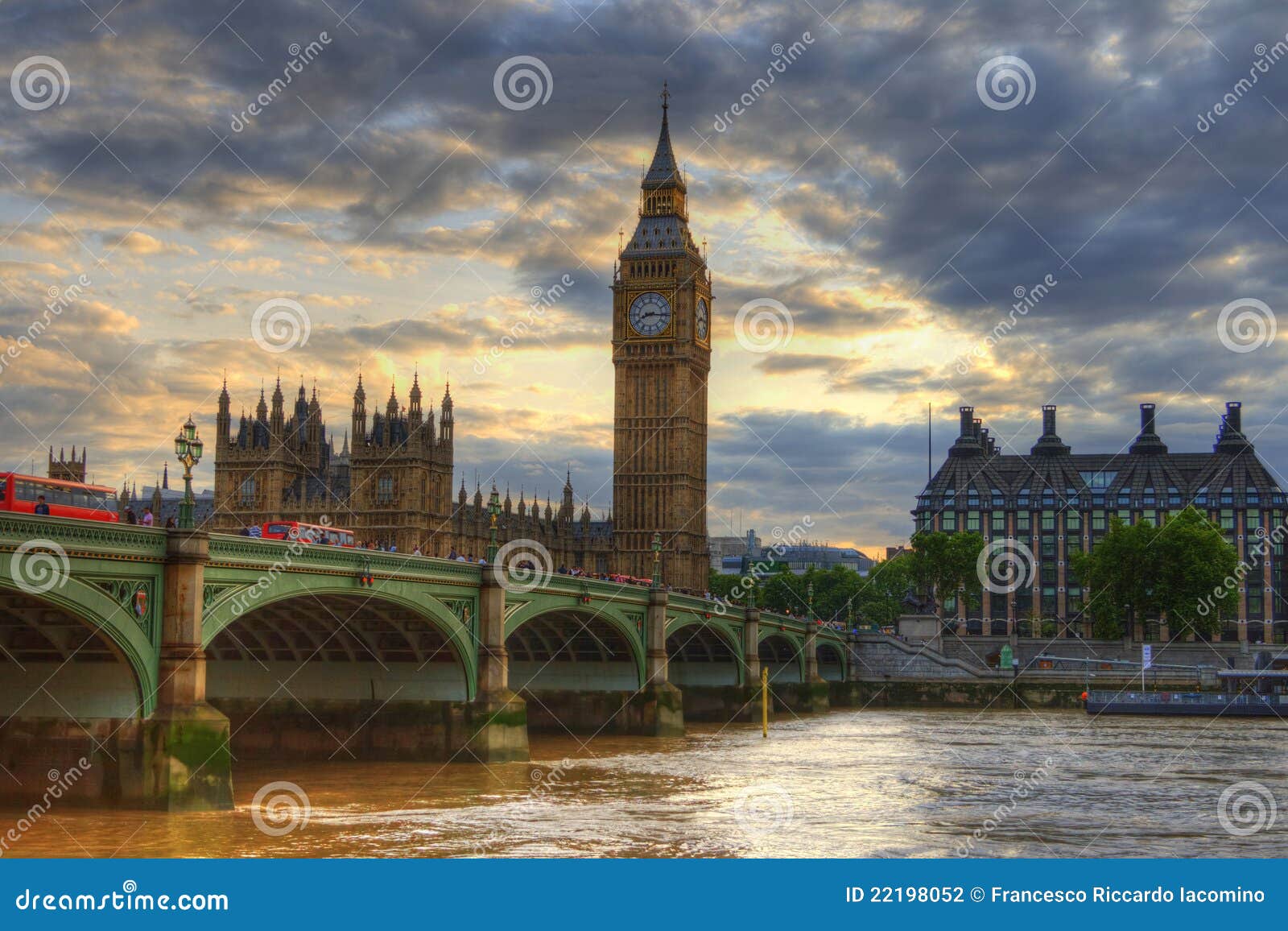 London scene stock photo. Image of house, sunset, london - 22198052