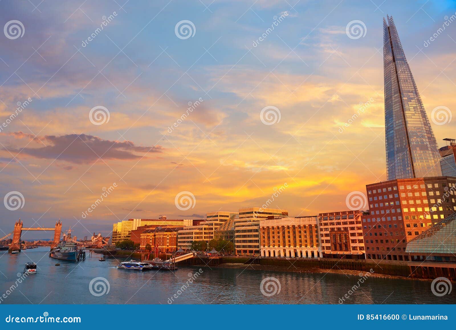London the Shard Building at Sunset Editorial Image - Image of english ...
