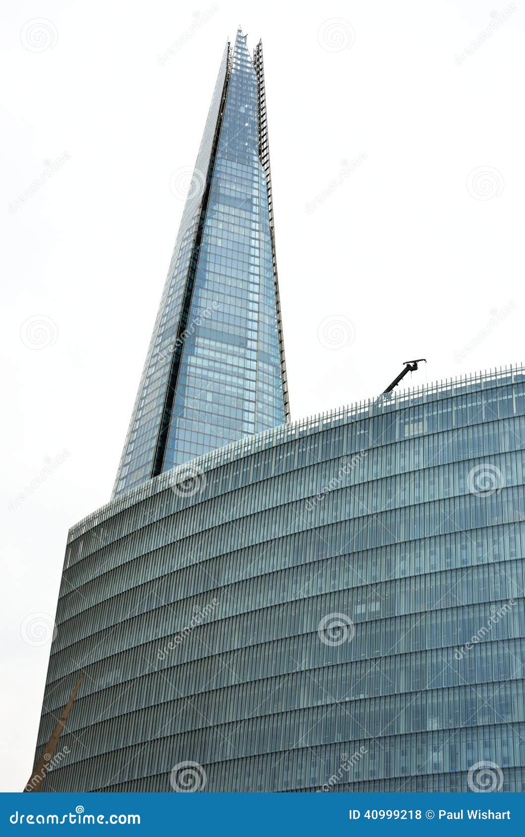 London Shard with Glass Building Editorial Stock Photo - Image of ...