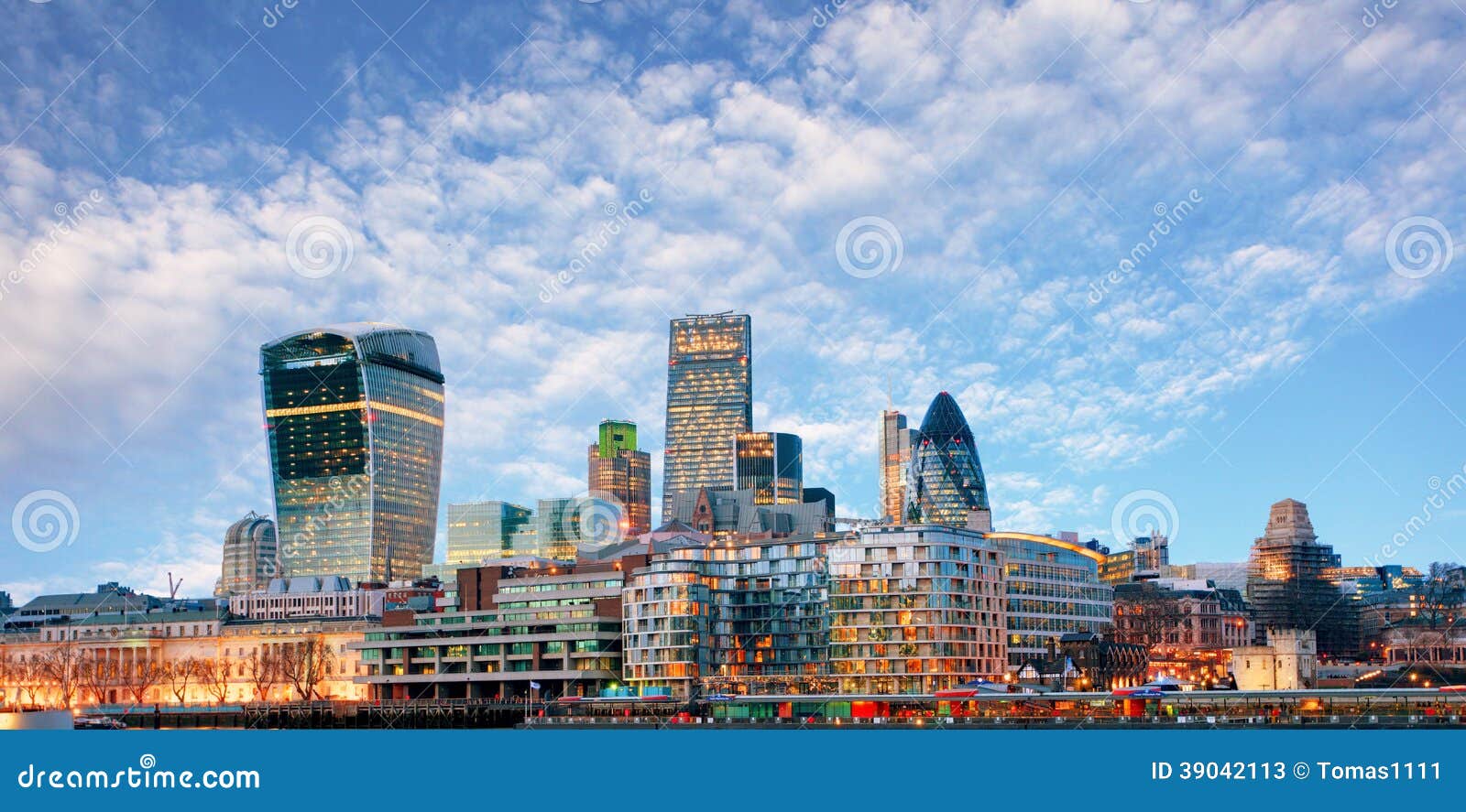 London Skyline - Cityspace, England Stock Image - Image of financial ...