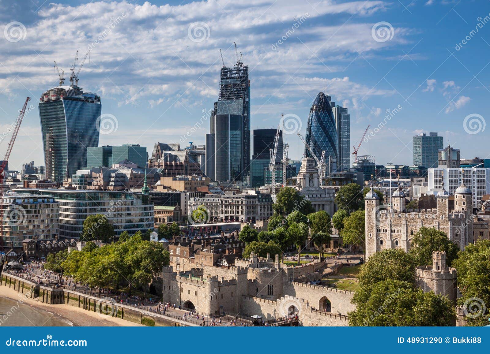 London skyline editorial image. Image of cityscape, landmark - 48931290