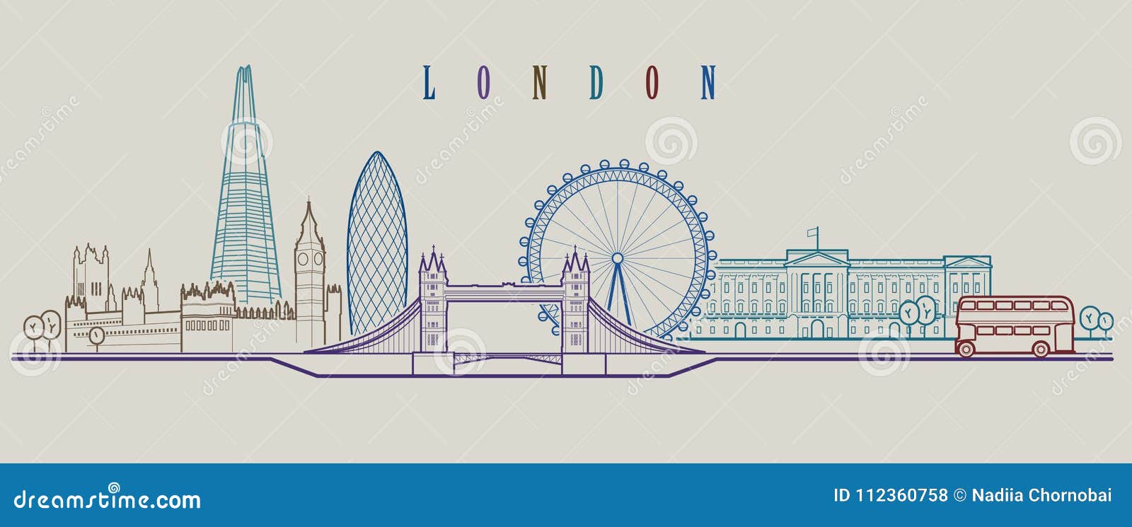London Outline Icon. Can Be Used For Web, Logo, Mobile App, UI, UX ...