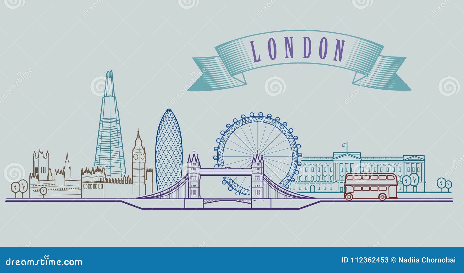 London Outline Icon. Can Be Used For Web, Logo, Mobile App, UI, UX ...