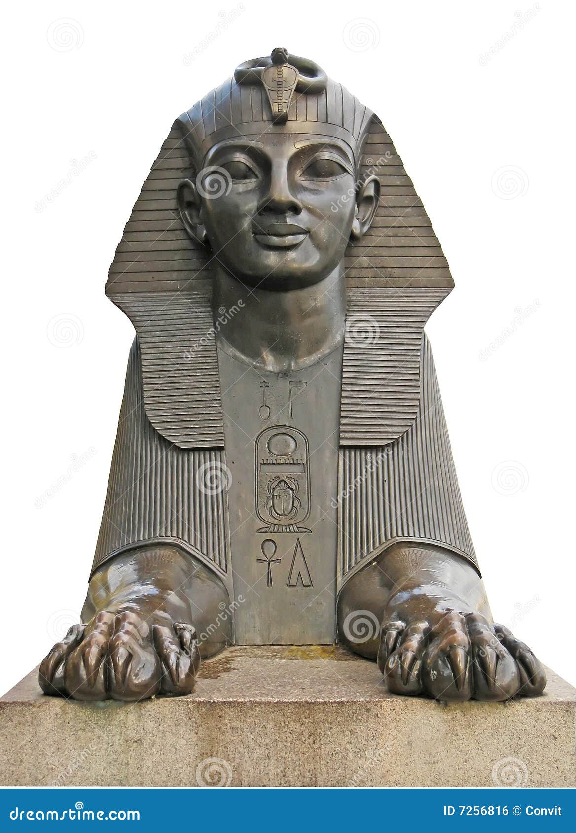 London Sphinx stock photo. Image of embankment, hieroglyphic - 7256816