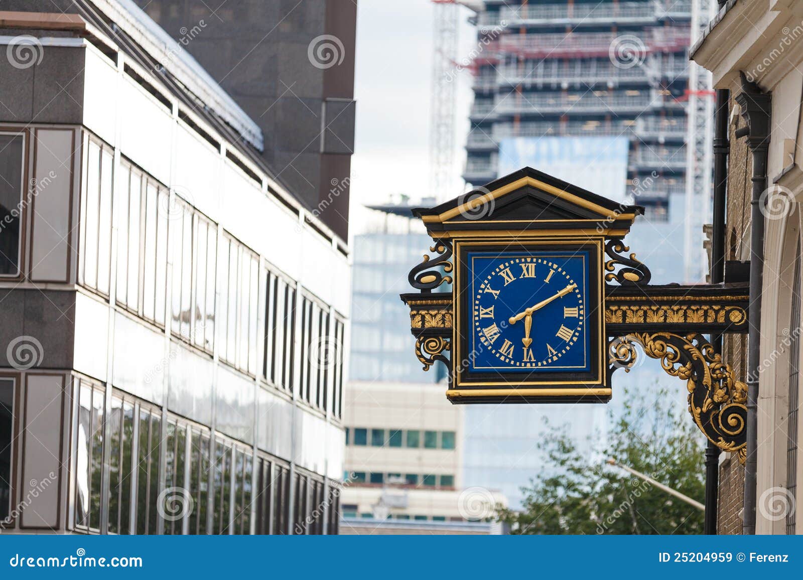 London street clock stock image. Image of heritage, britain - 25204959