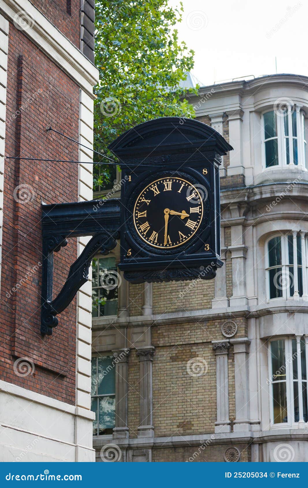 London street clock stock photo. Image of time, city - 25205034