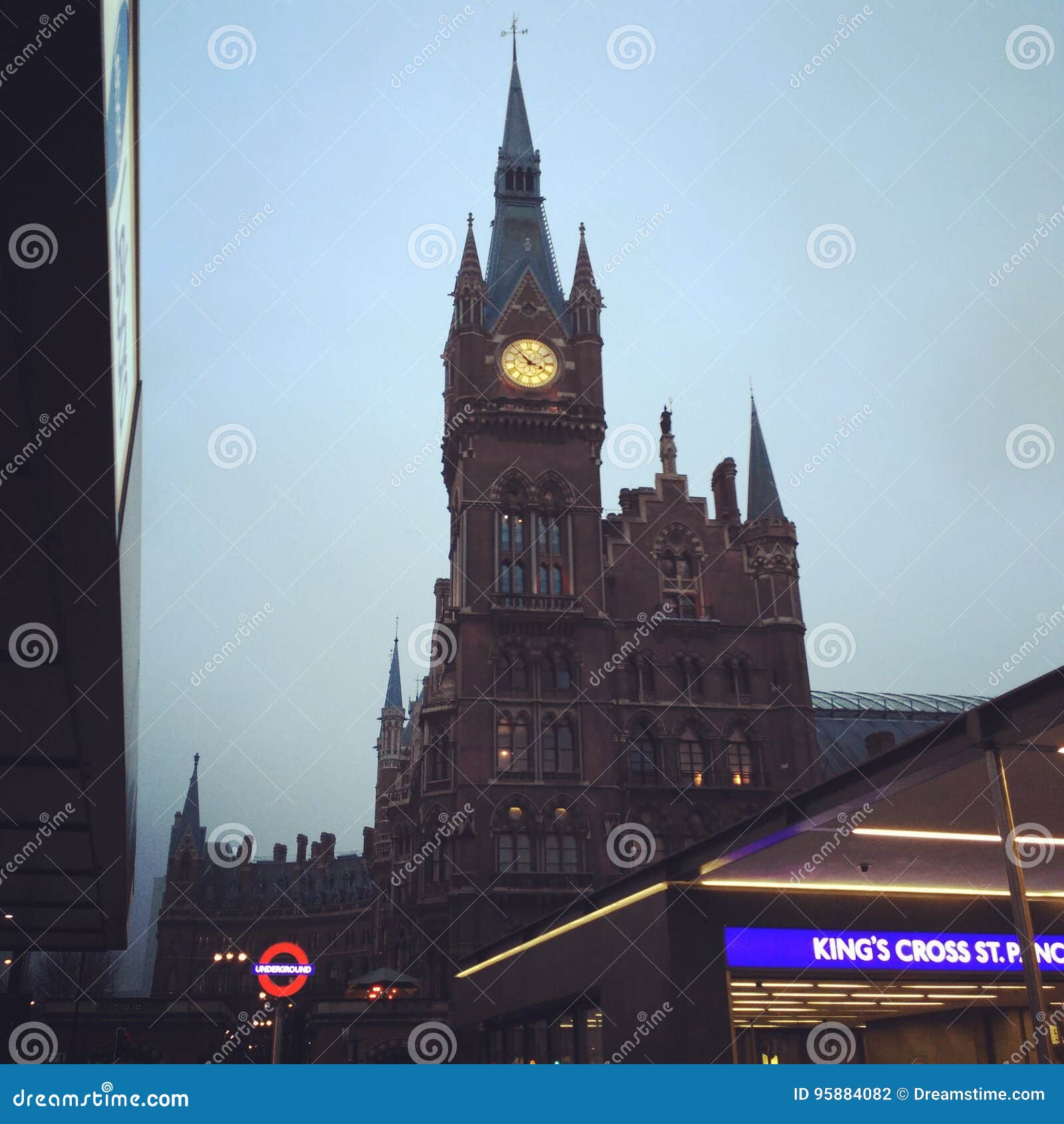 London Subway Clock Europe Discover Editorial Photography - Image of ...