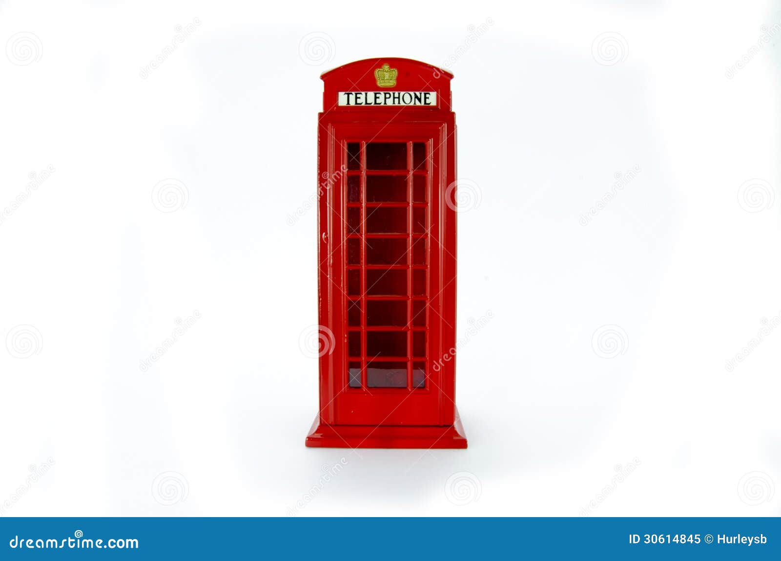 London Telephone Box Model stock image. Image of call - 30614845