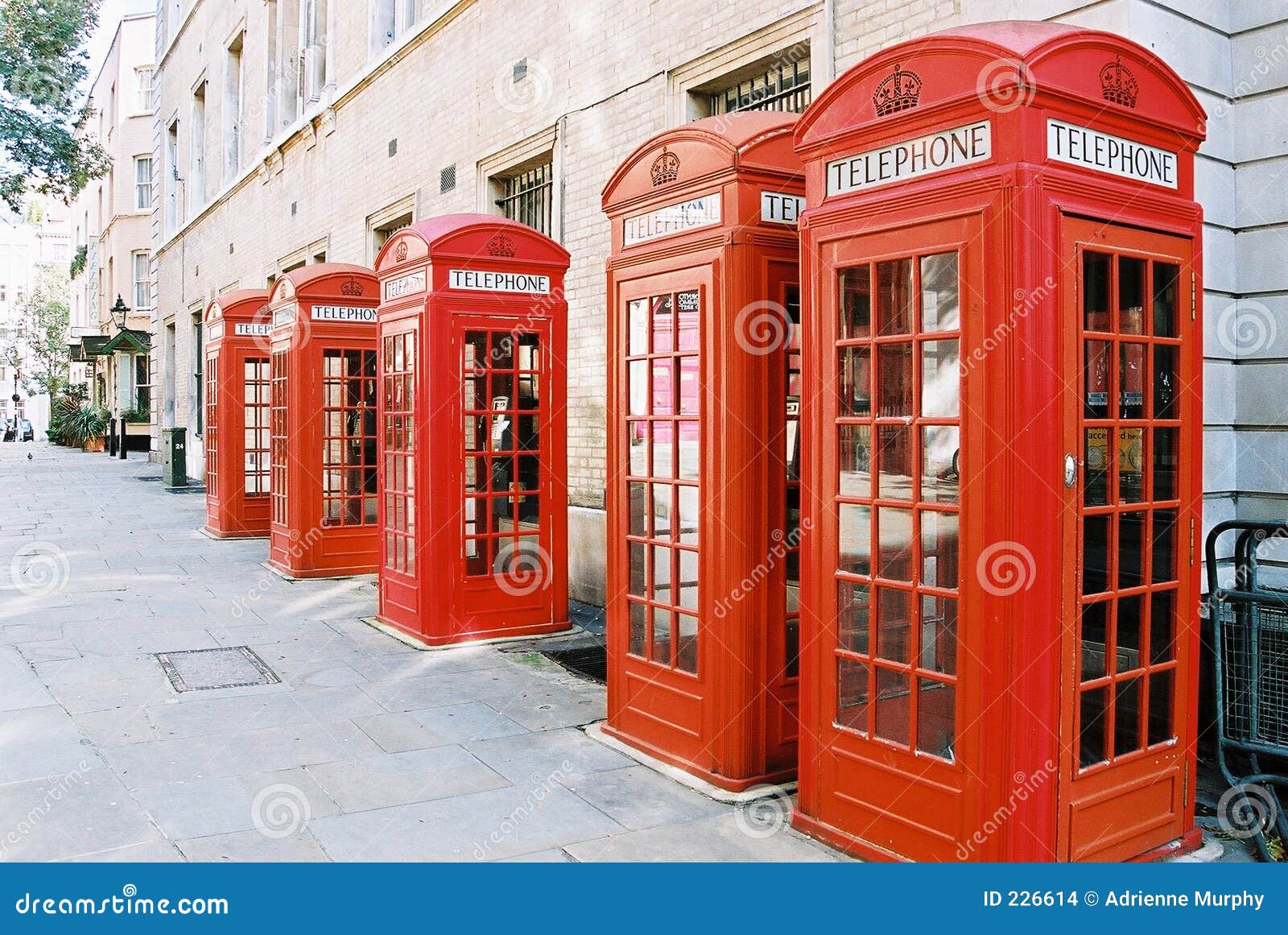 London Telephone Boxes stock photo. Image of boxes, pattern - 226614