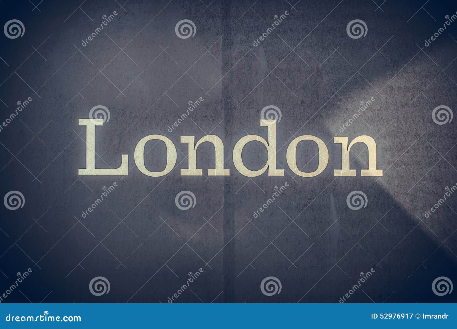 London Text Written on a Blue Background Stock Image - Image of cities ...