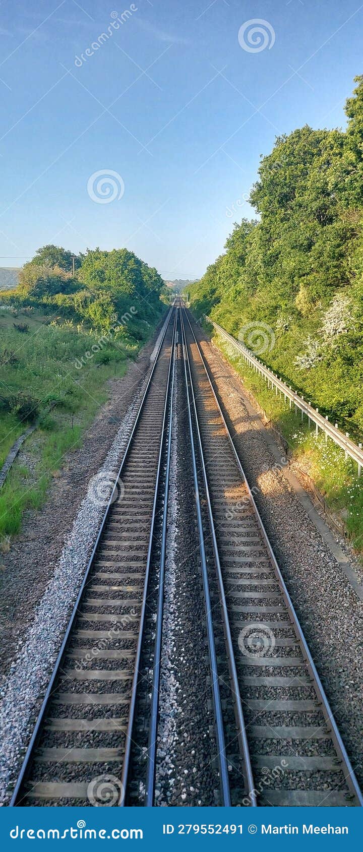 London To Brighton Main Line Train Tracks. Stock Image - Image of ...
