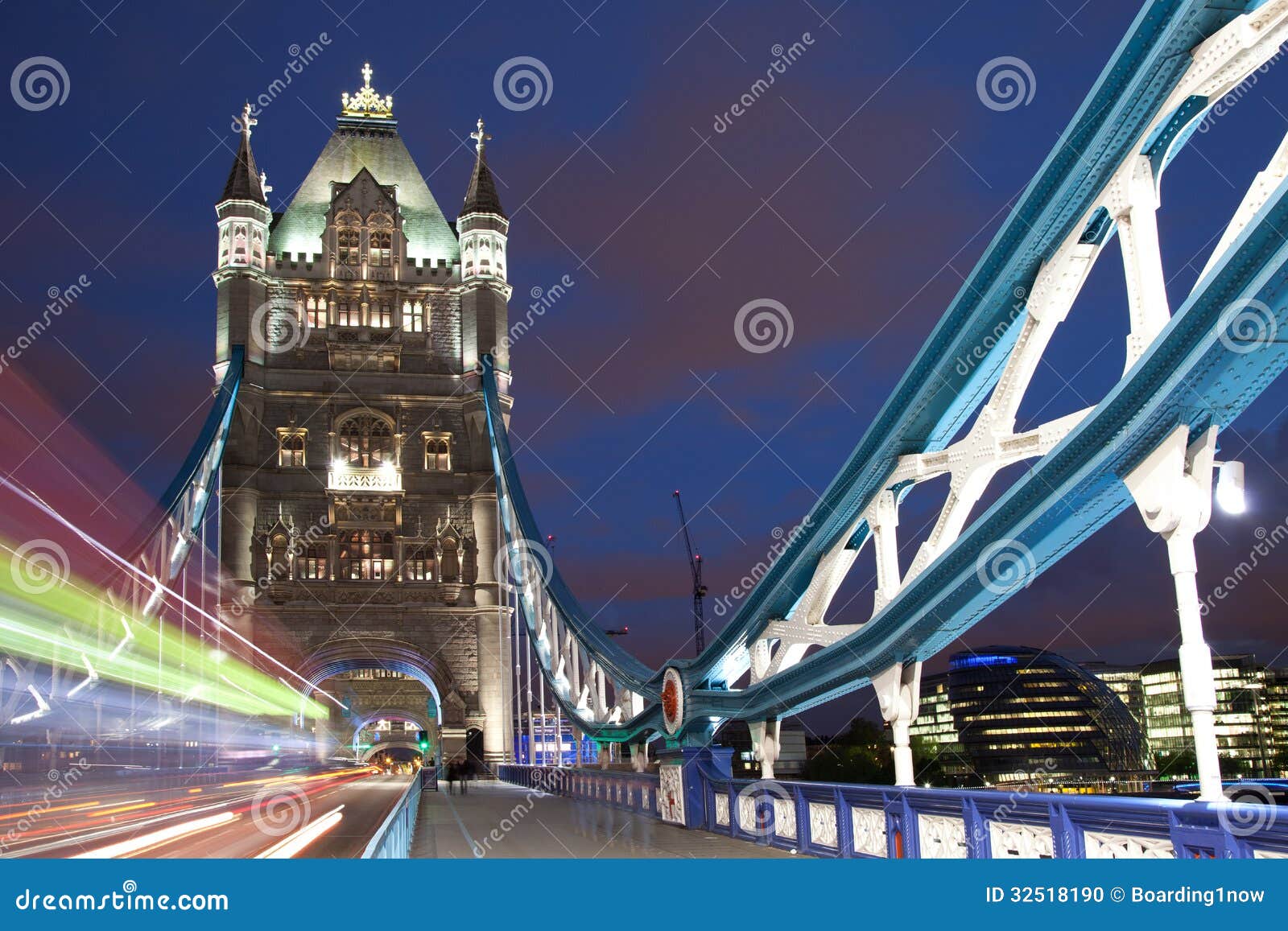 London Tower Bridge at Night Stock Photo - Image of tower, bridge: 32518190