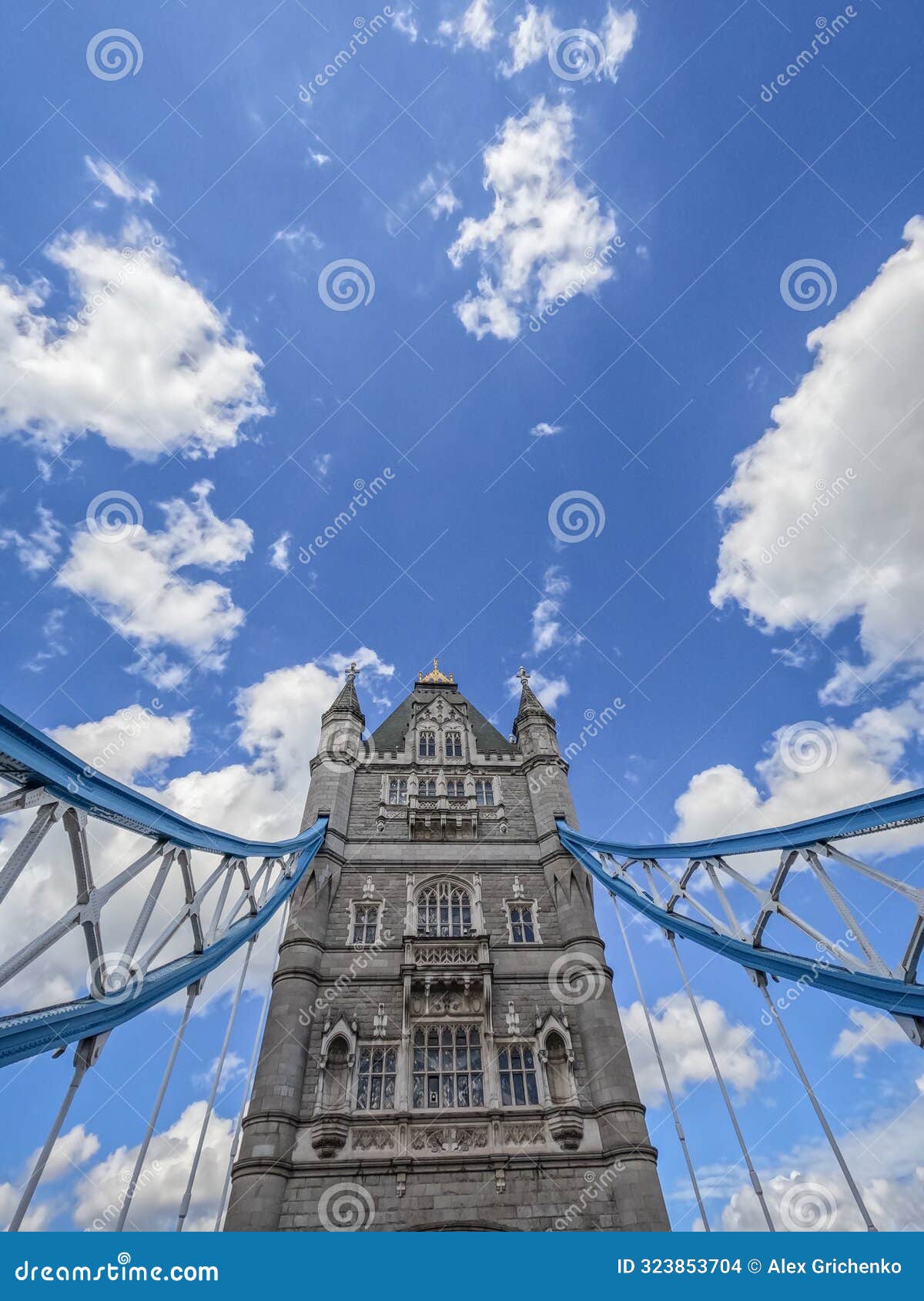 London Tower Bridge in London on a Sunny Day Stock Photo - Image of ...