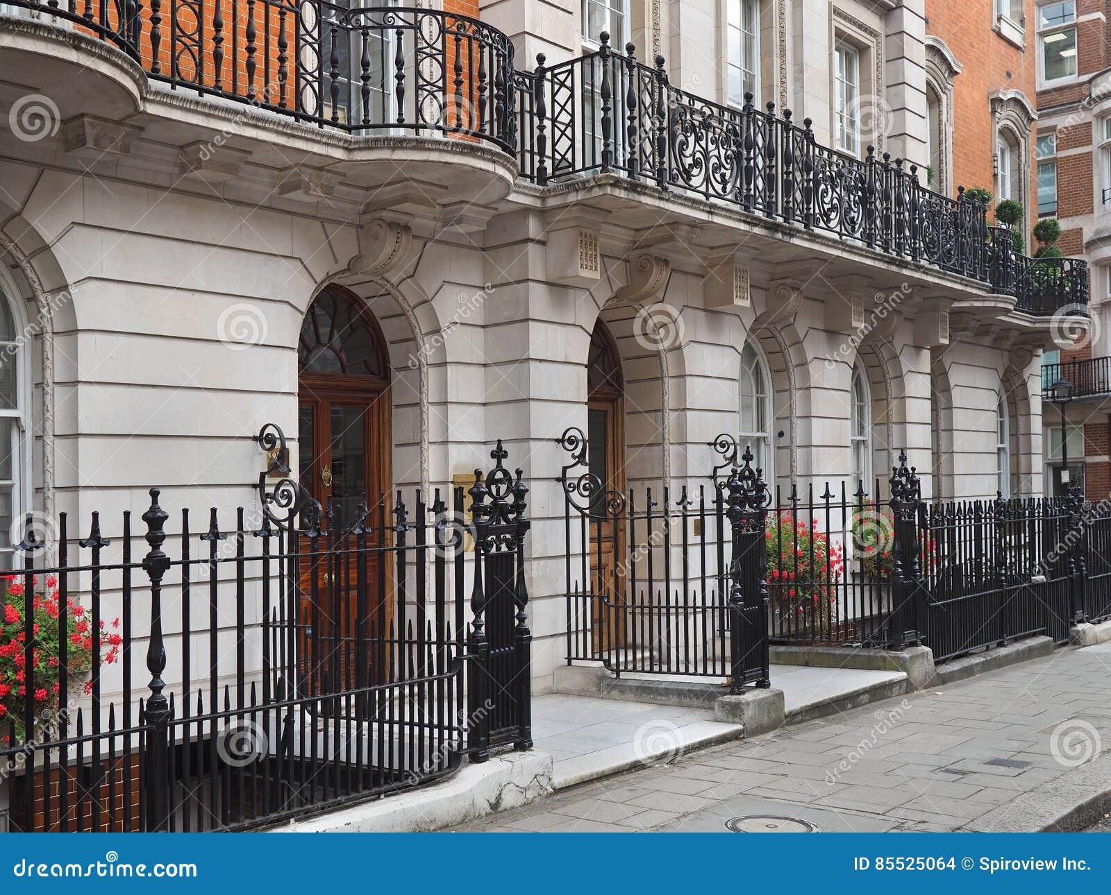 London townhouses stock photo. Image of westminster, mayfair - 85525064