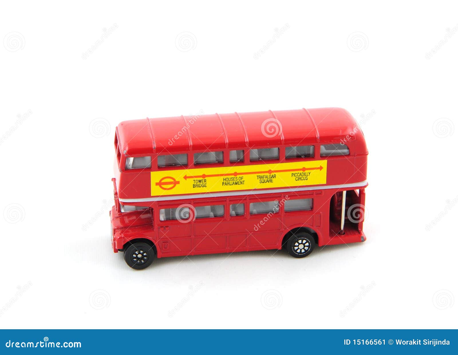 London Toy Bus stock image. Image of historic, famous - 15166561