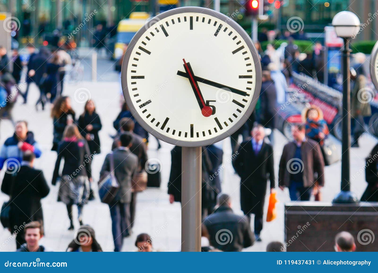 London Train and Office Building Skyscraper in Rush Hour Editorial ...