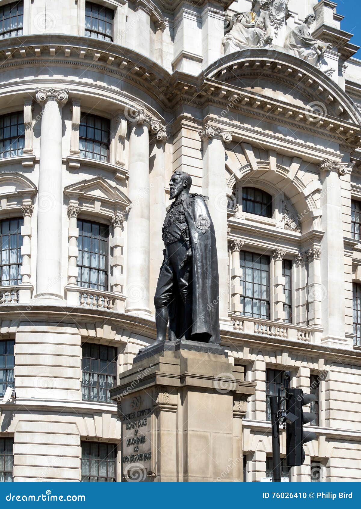 LONDON/UK - AUGUST 15 : Statue of Spencer Compton in Whitehall L ...