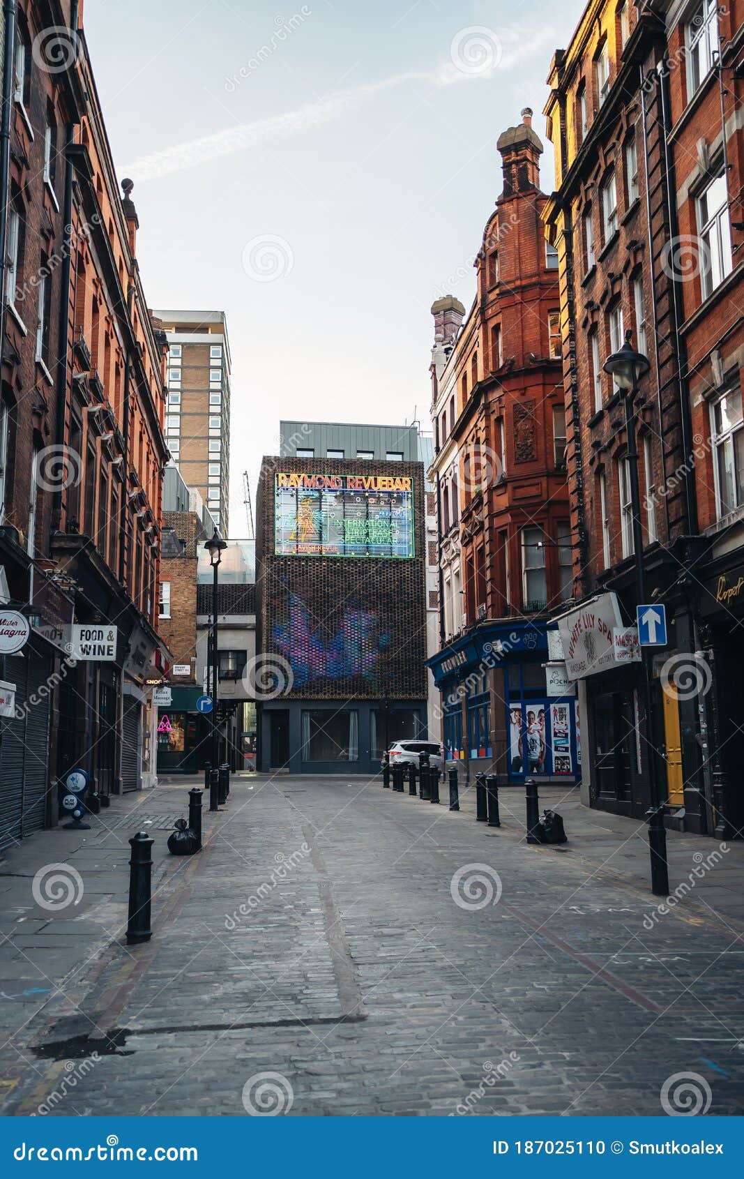 Empty Soho Streets Strip Club Editorial Image - Image of england ...