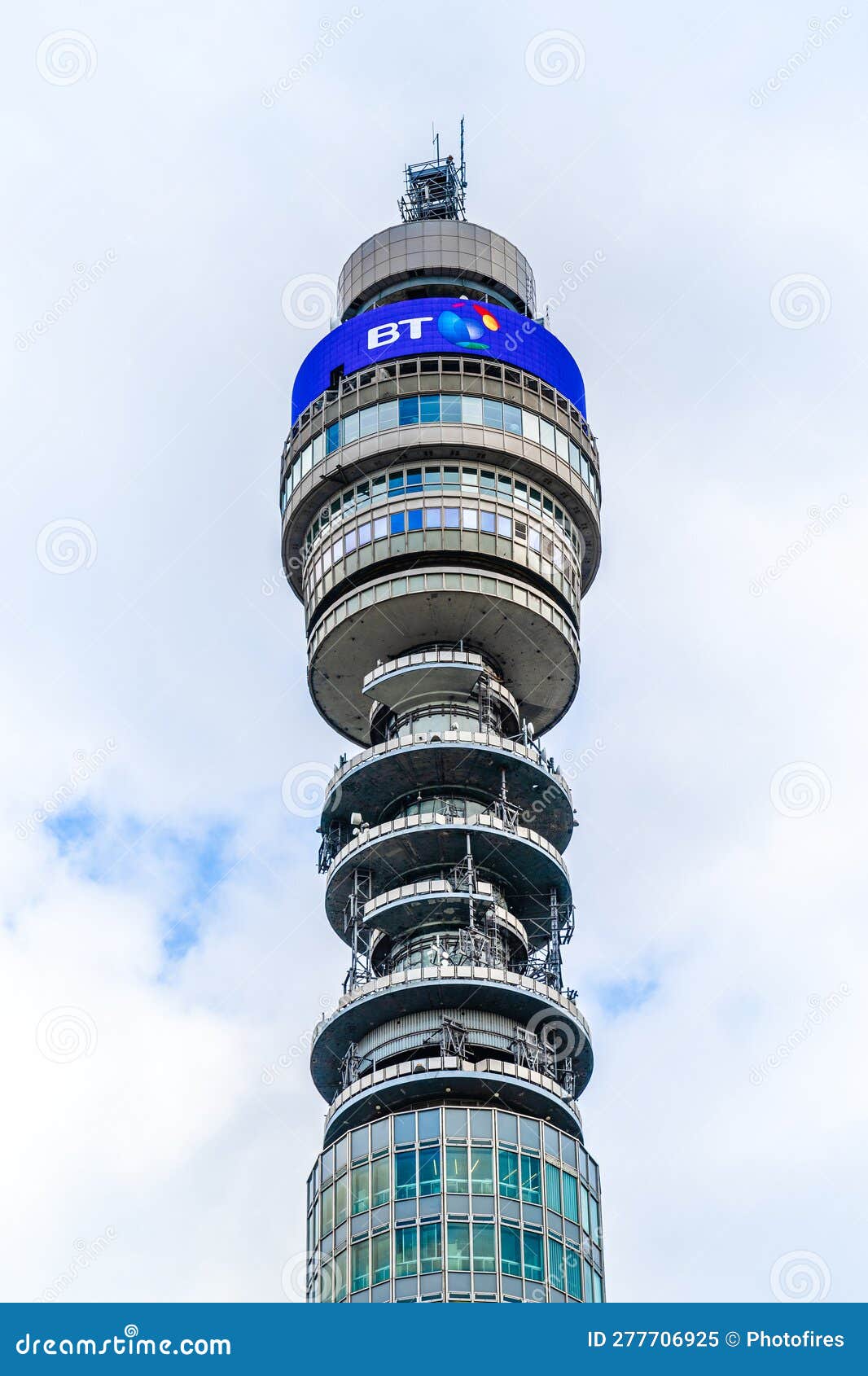 BT Tower, London editorial image. Image of united, tall - 277706925