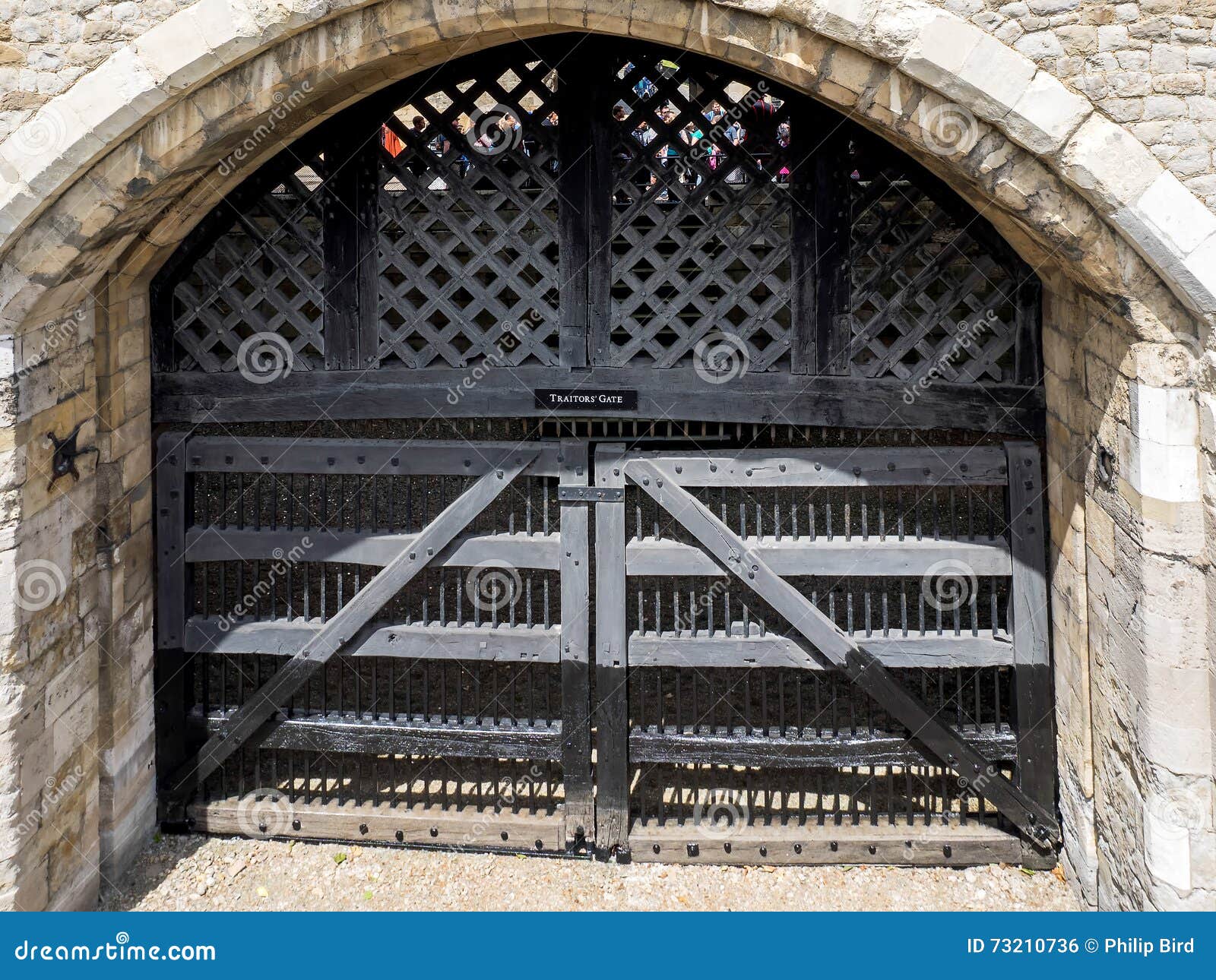 LONDON/UK - JUNE 15 : View of the Traitor S Gate at the Tower of ...