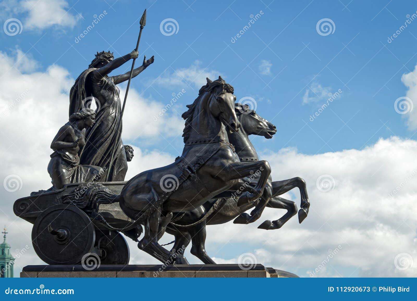 LONDON/UK - MARCH 21 : Monument To Boudicca in London on March 2 ...