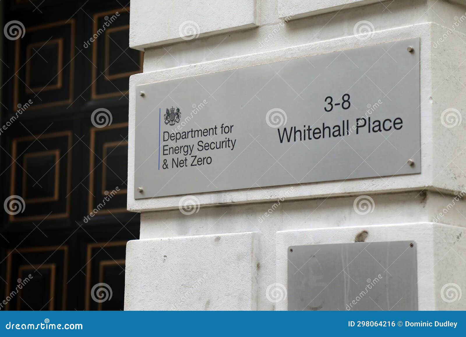 Entrance To The Uk Department For Energy Security And Net Zero Central