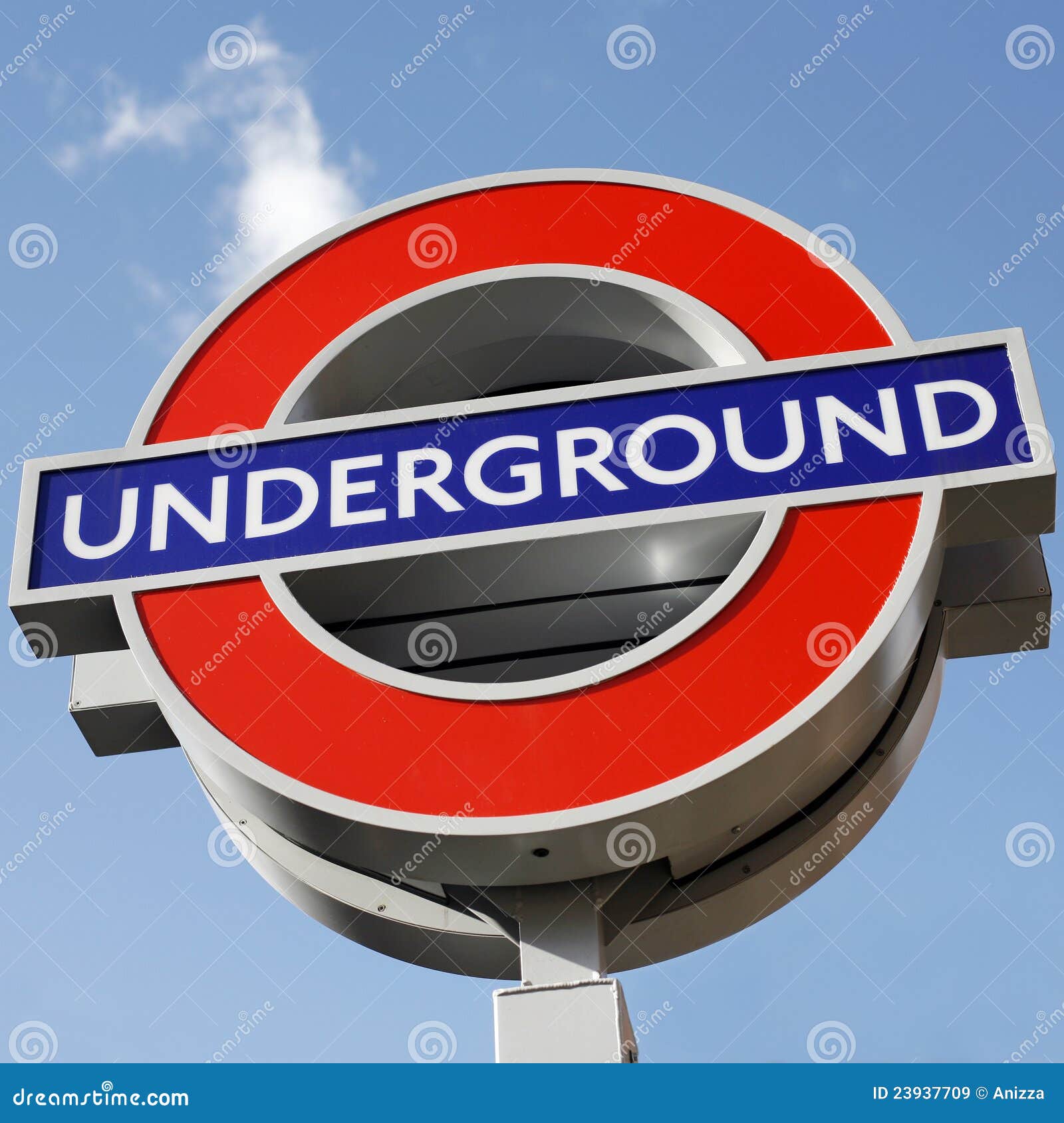 London underground sign editorial stock image. Image of commute - 23937709