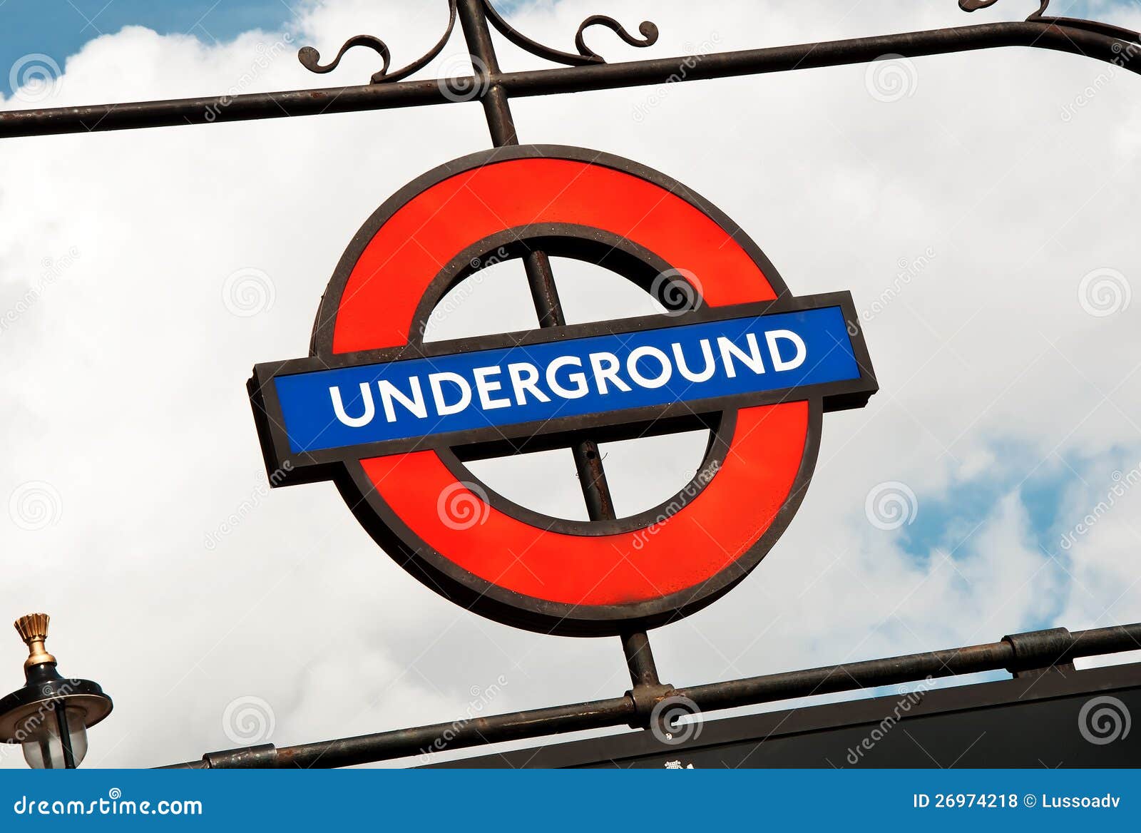 London Underground sign editorial stock photo. Image of transportation ...
