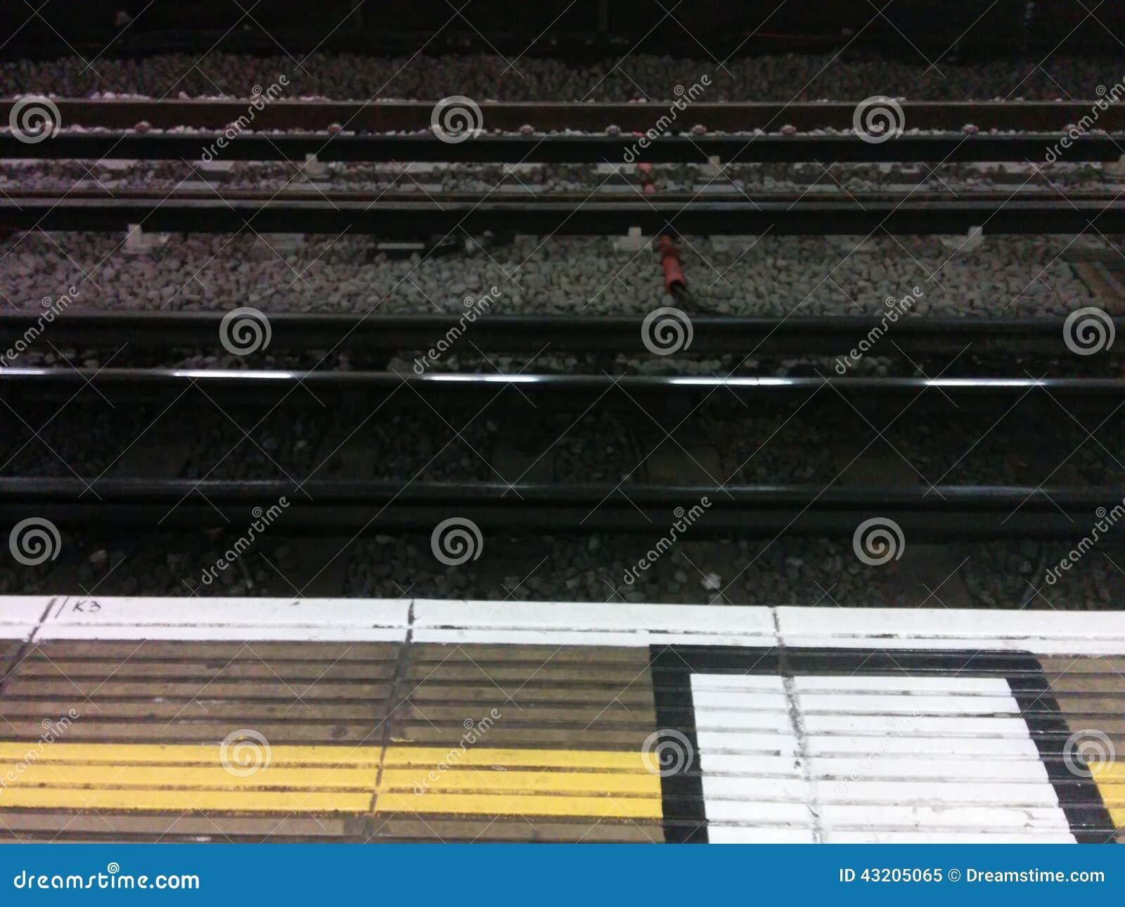 London underground tracks stock image. Image of broadway - 43205065