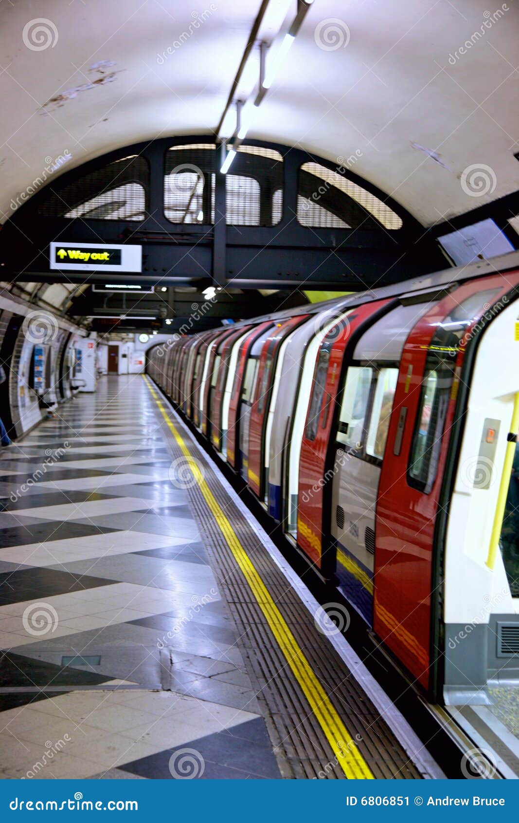 London underground Tube stock image. Image of public, transportation ...