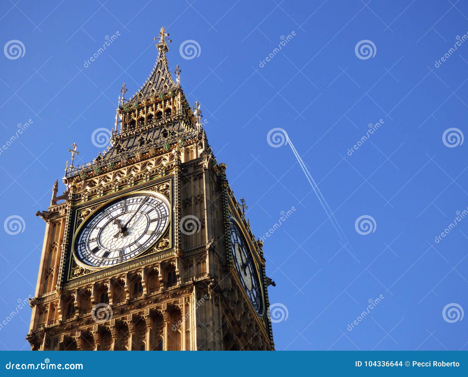 London view of the big ben stock photo. Image of color - 104336644