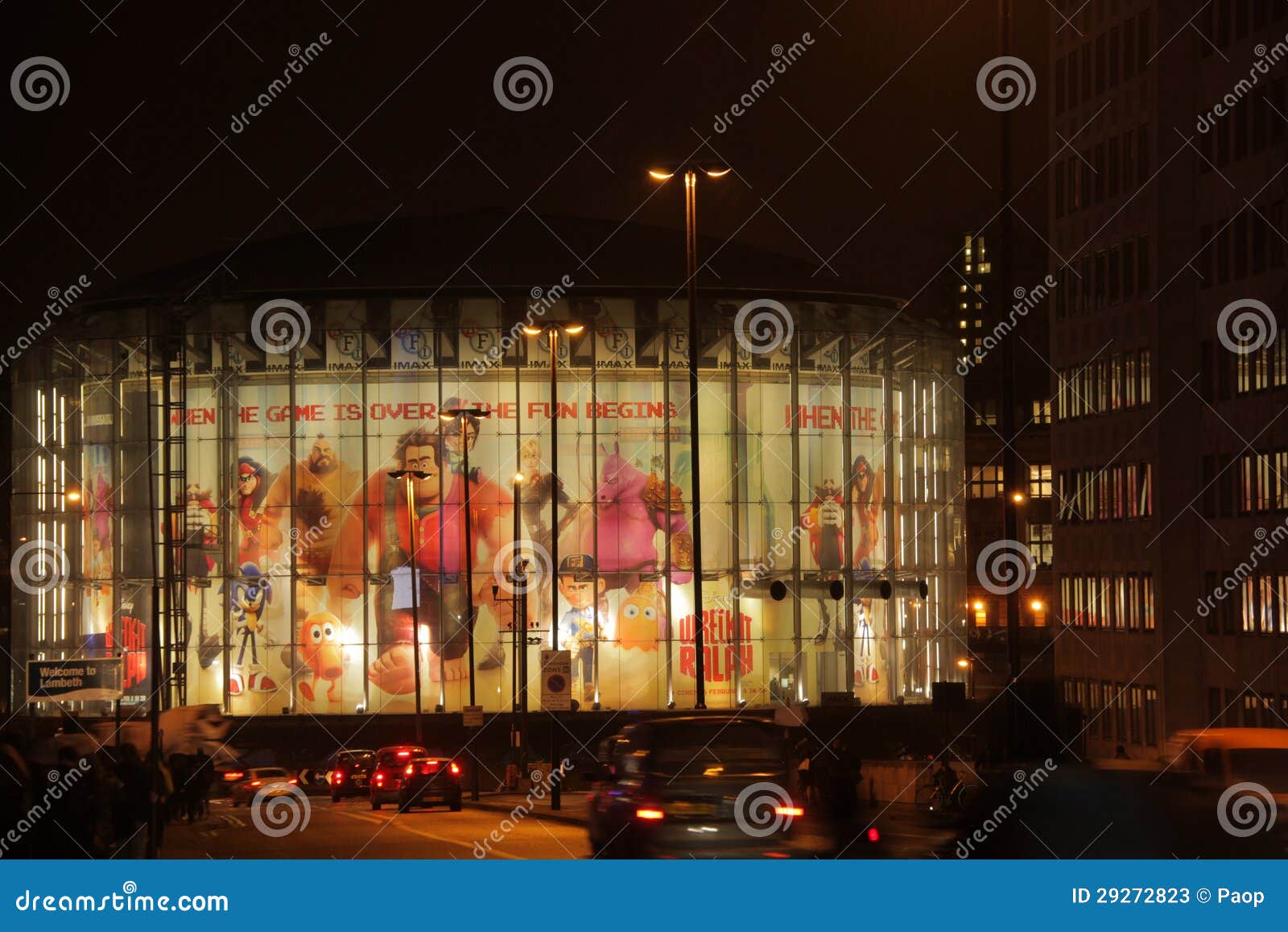 London Waterloo IMAX Cinema Editorial Stock Photo - Image of busy ...