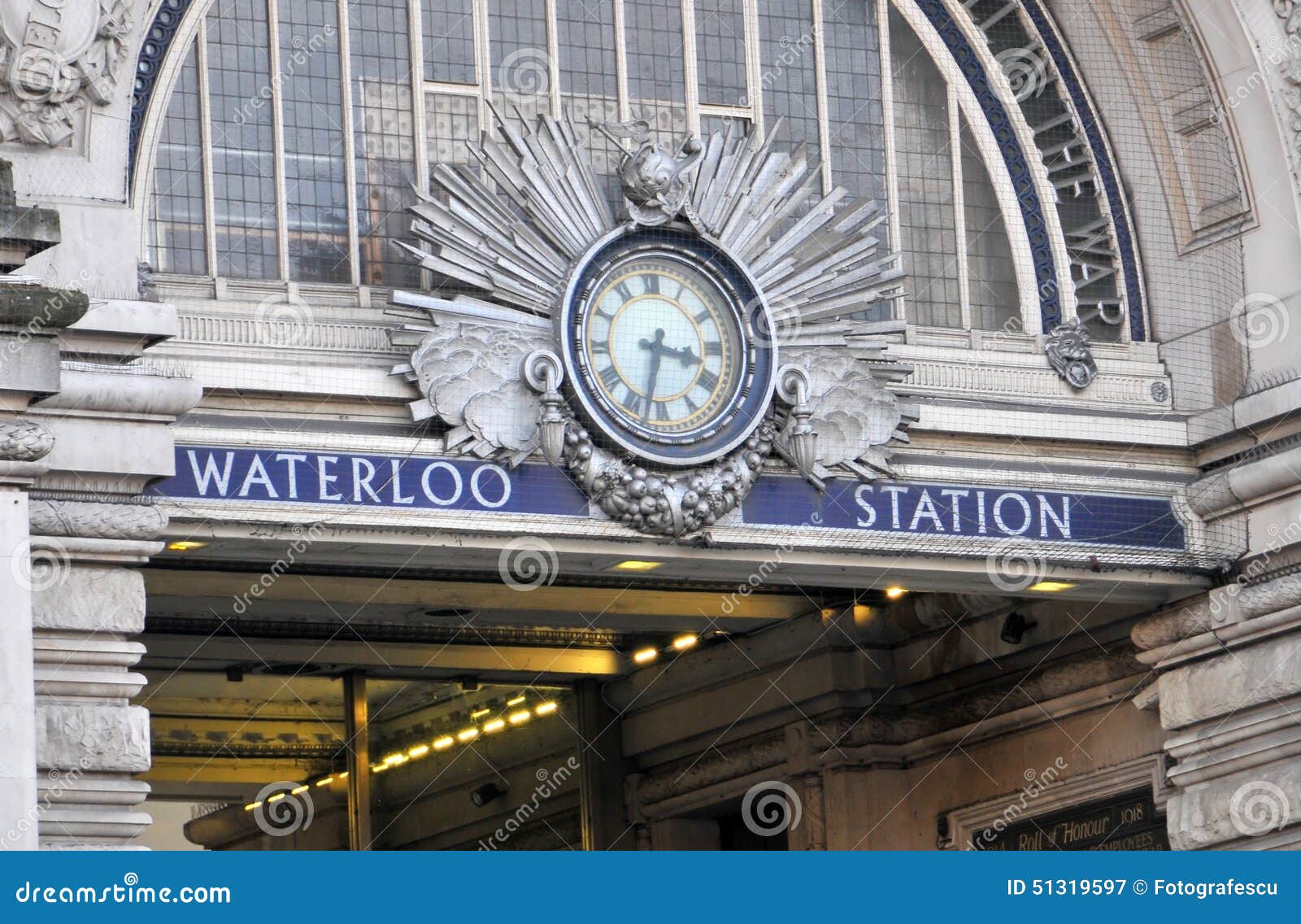 London Waterloo, Shell Center Redevelopment Construction. Editorial ...