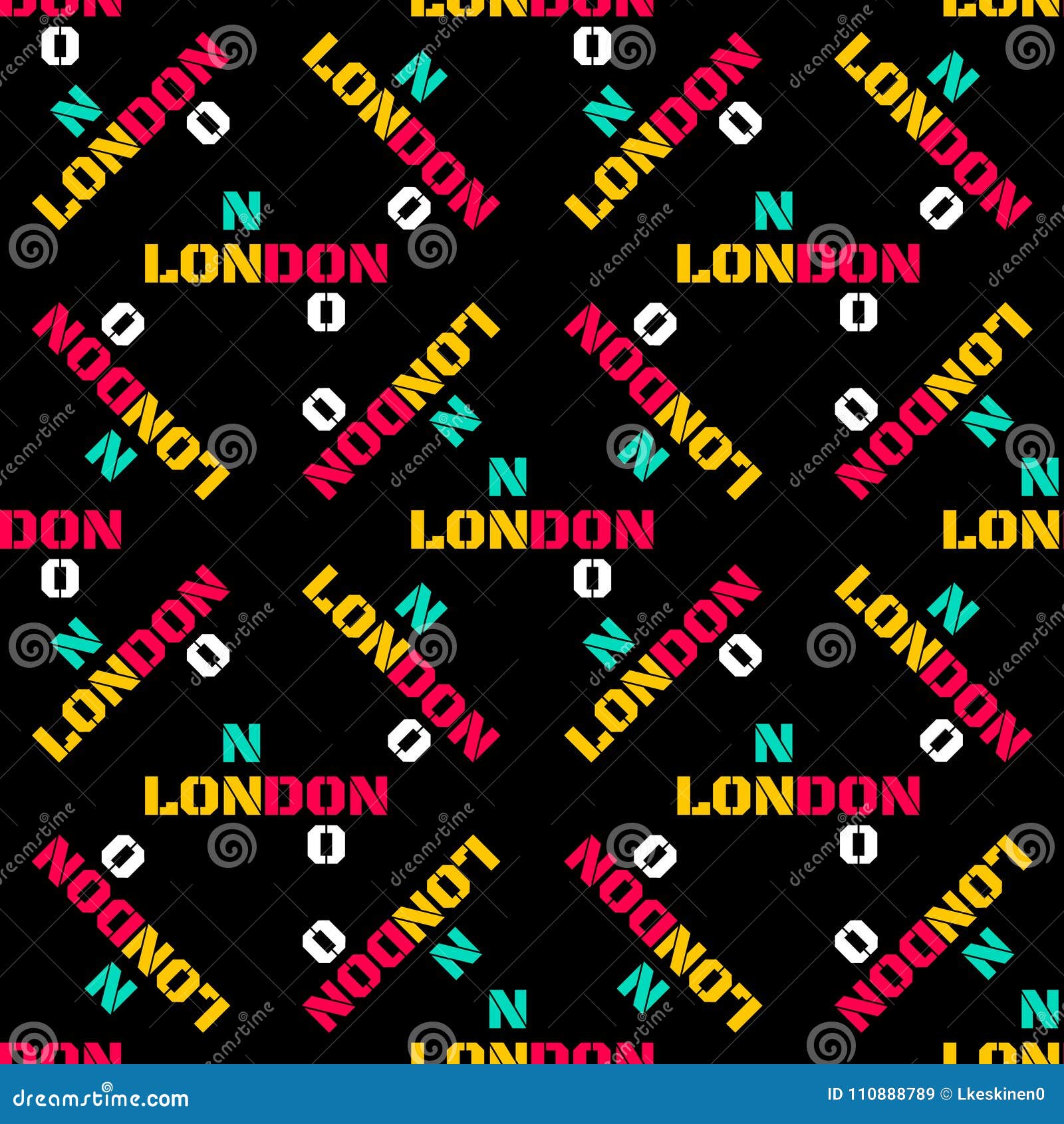 London Pattern Seamless Design Stock Vector - Illustration of ...