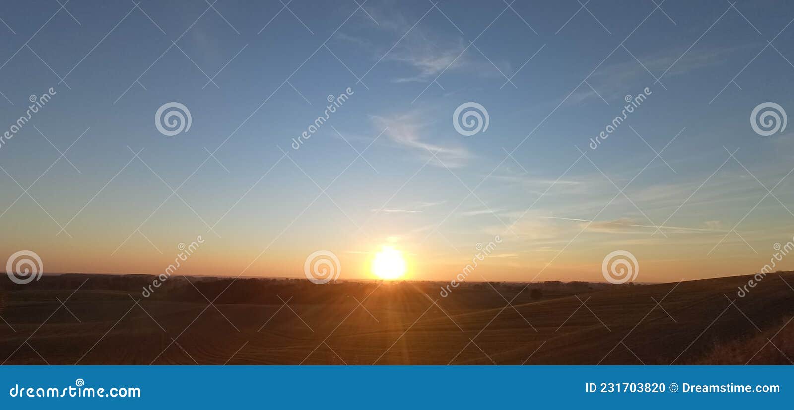 The fading sun stock photo. Image of sunset, sunlight - 231703820