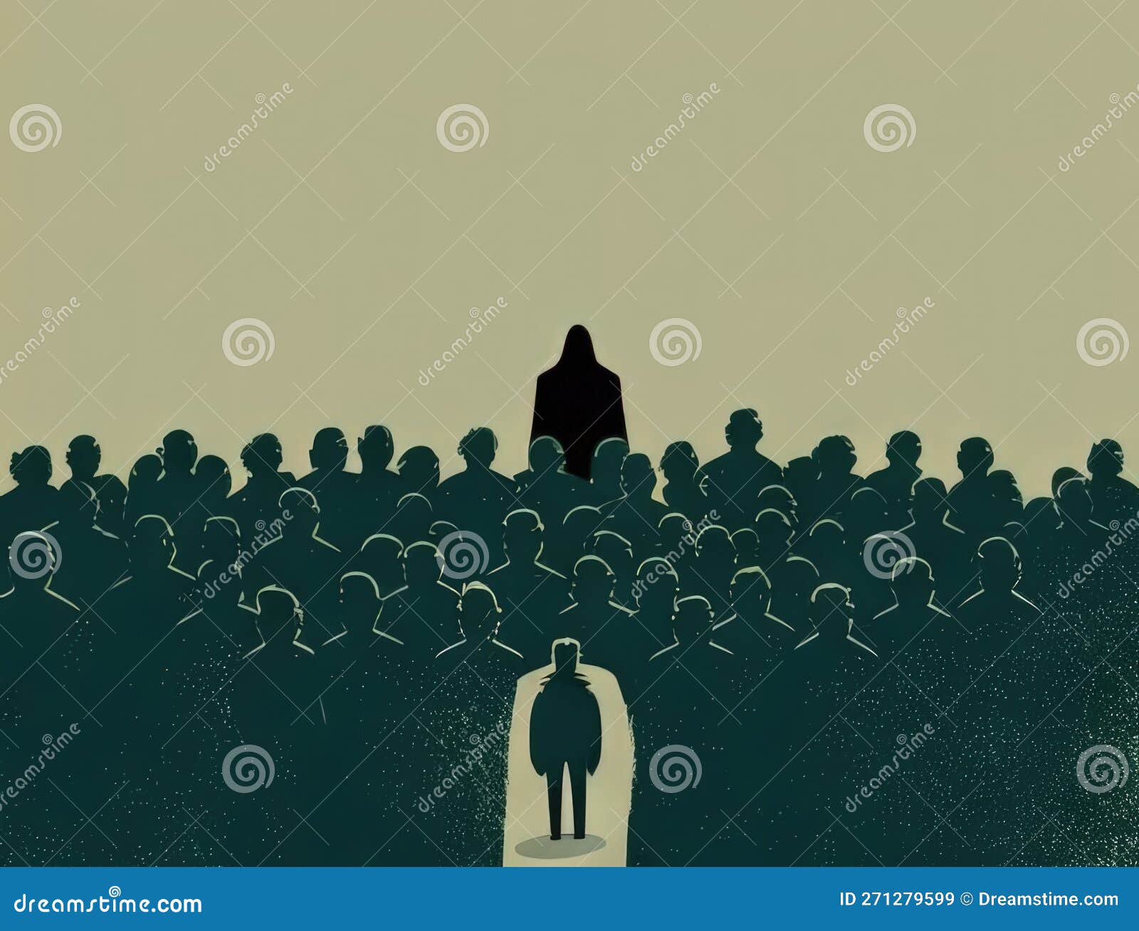 Alone In Crowd Vector | CartoonDealer.com #10875296 Alone In Crowd Vector | CartoonDealer.com #10875296