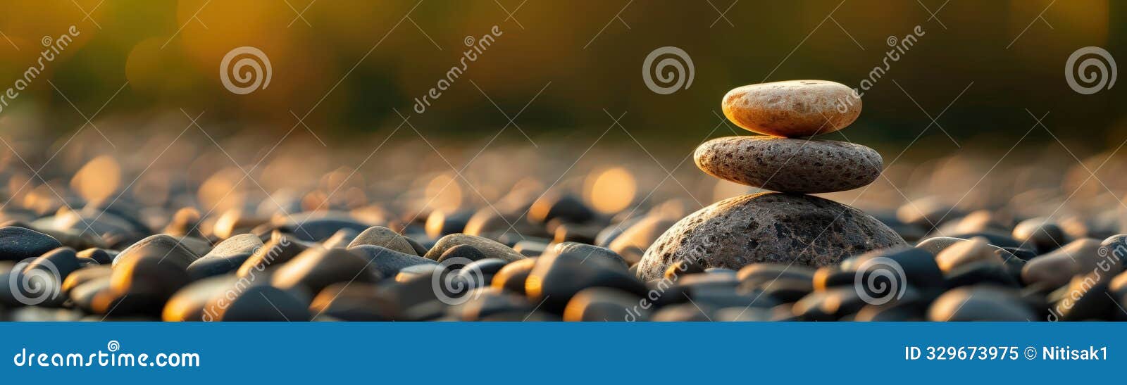 Lone Pebble Balancing On Larger Rock Royalty-Free Stock Photo ...