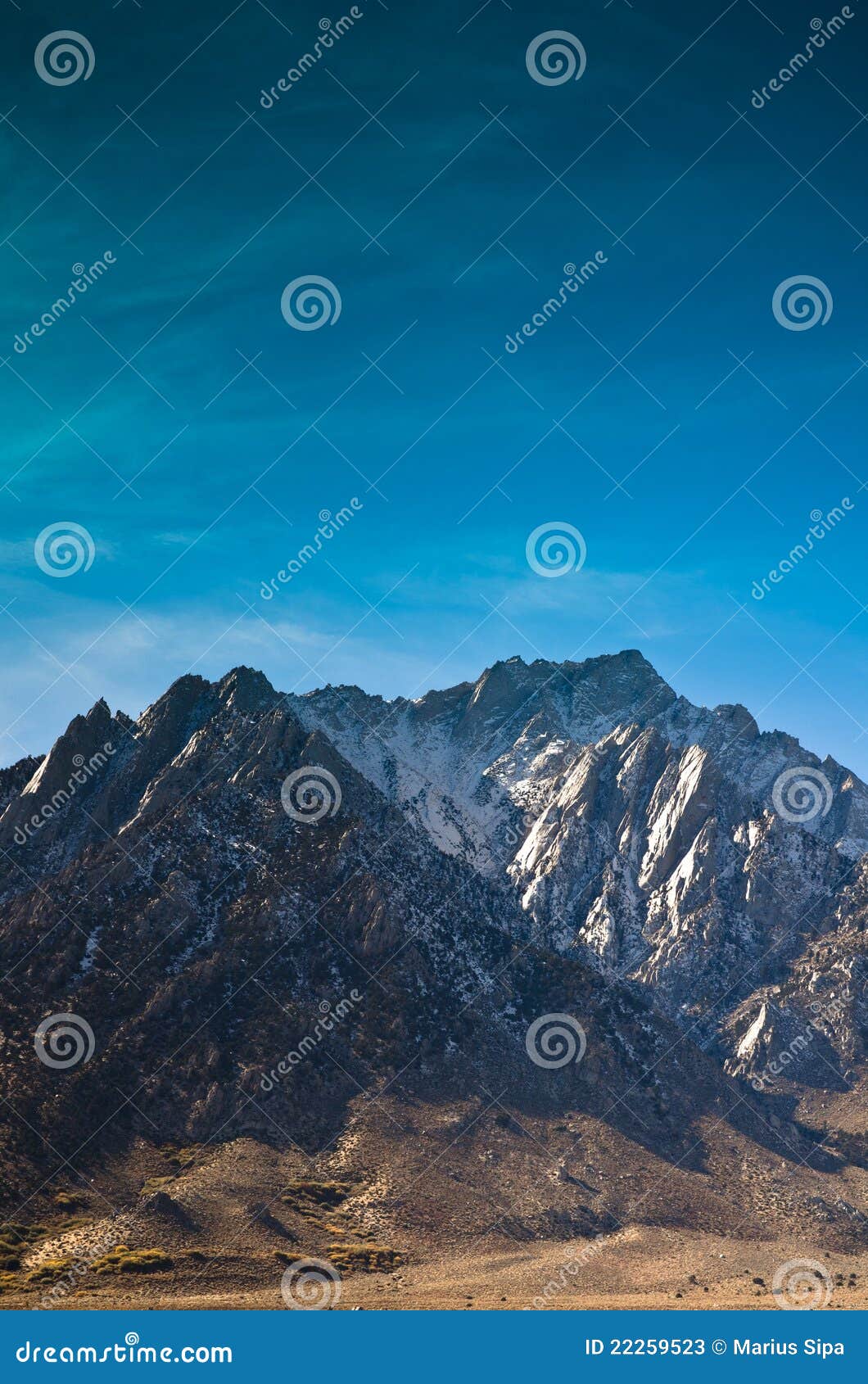Lone Pine Peak stock image. Image of country, boulder - 22259523