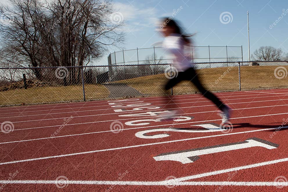 Lone Runner stock photo. Image of people, athletic, footwear - 23806610
