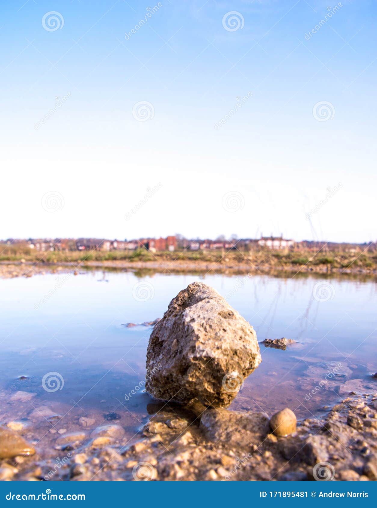 Lone Stone Path stock image. Image of area, blank, water - 171895481