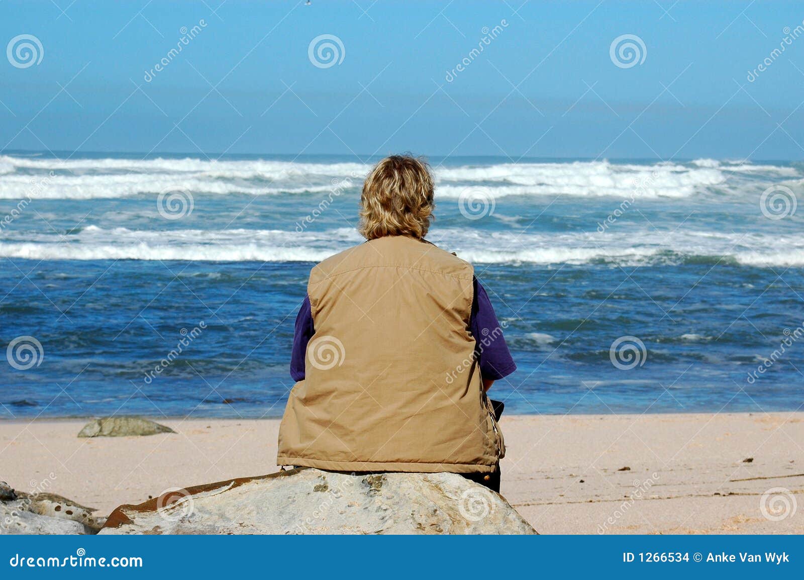 Loneliness stock photo. Image of families, beach, atmosphere - 1266534