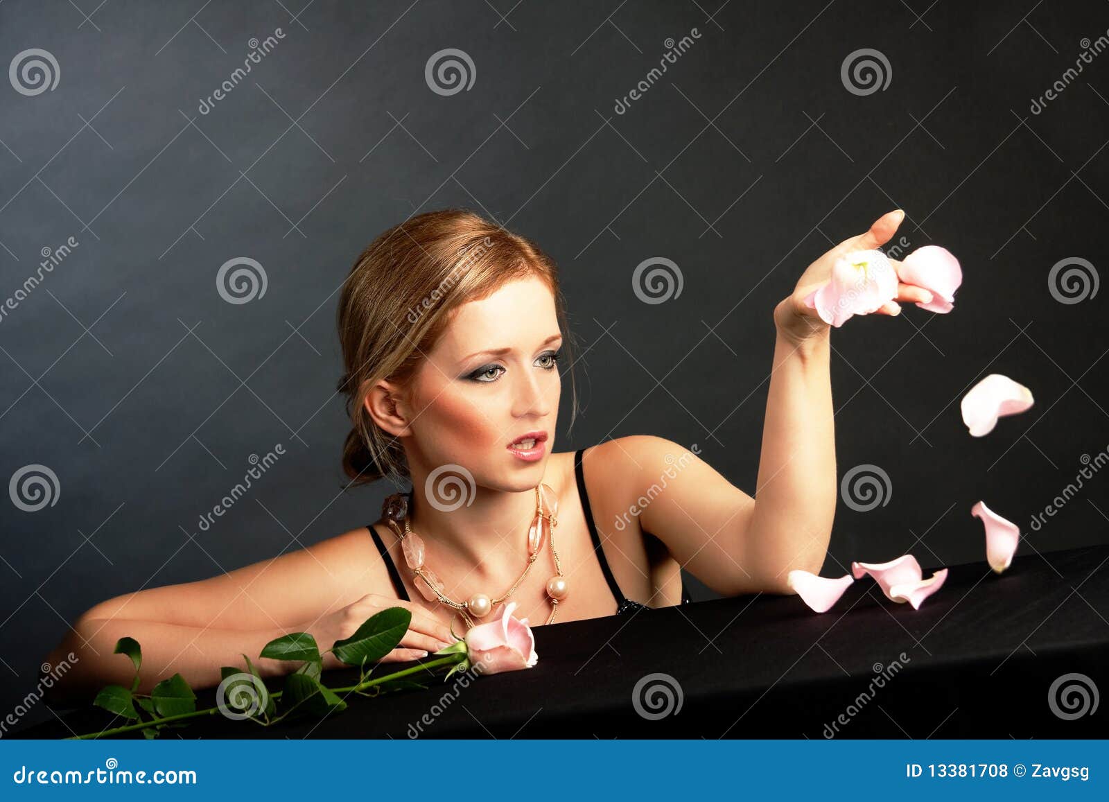 Loneliness stock photo. Image of blond, female, loneliness - 13381708
