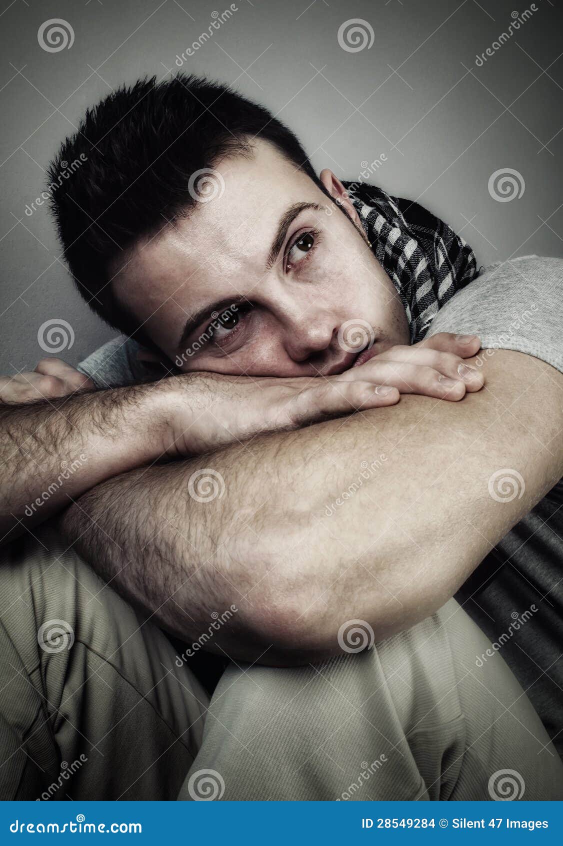 Loneliness stock photo. Image of confusion, caucasian - 28549284