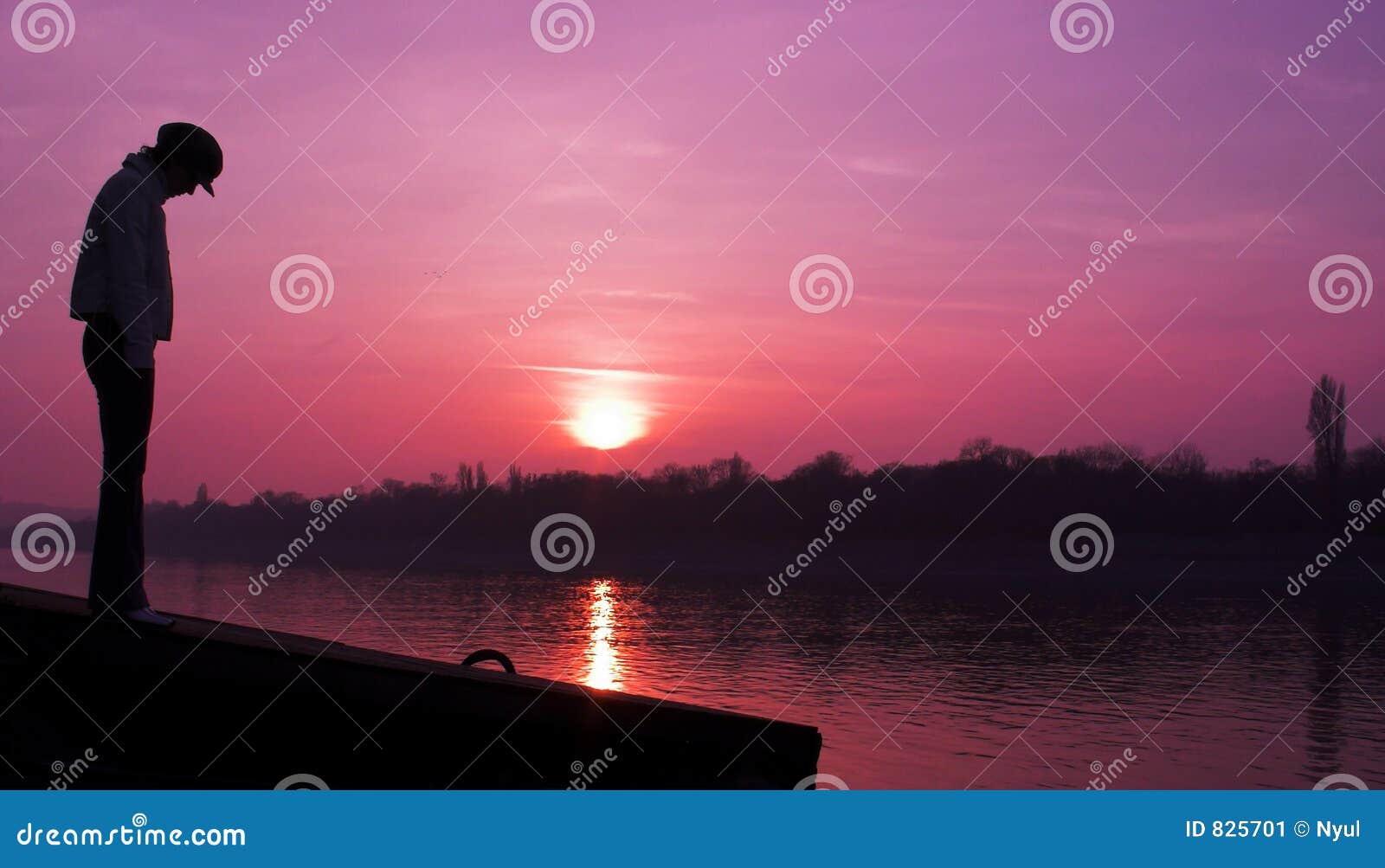 Loneliness and Desolation stock image. Image of river, lovelorn - 825701